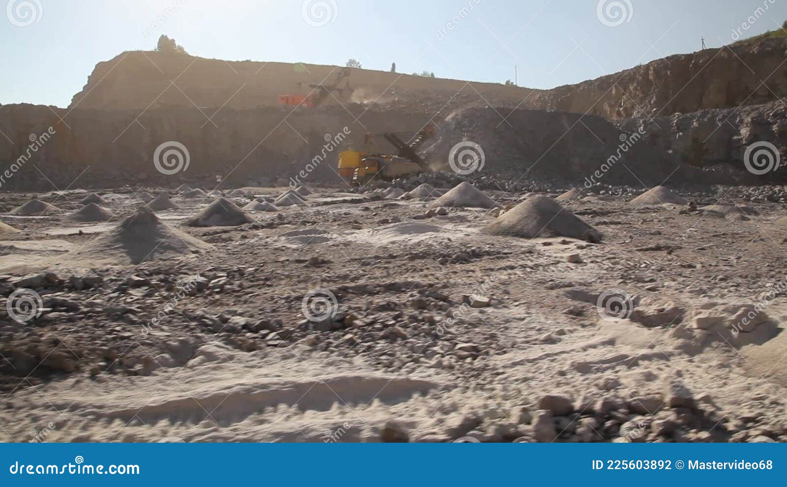 Open Cast Mine. Mining Industry. Stone Quarrying. Quarry for the ...