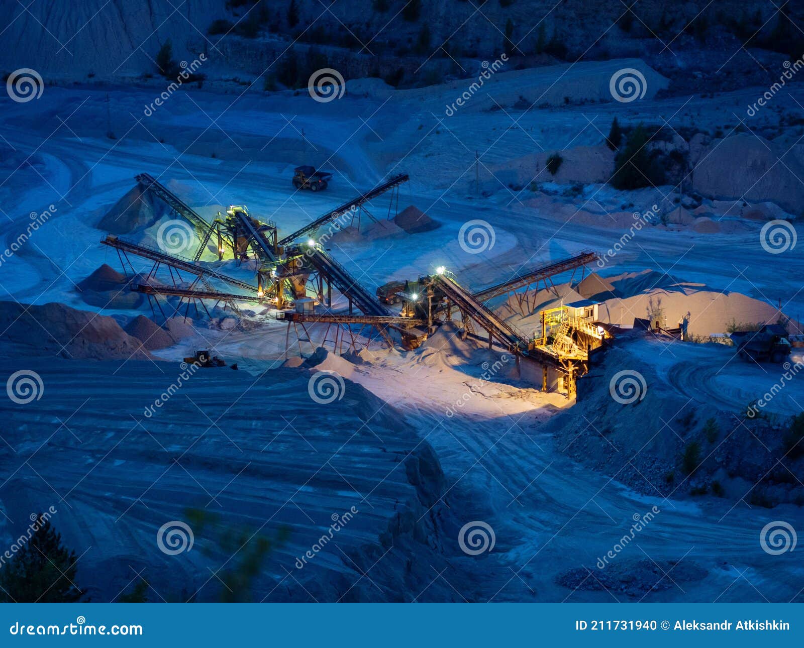 Open cast mine stock photo. Image of open, borrow, delft - 211731940