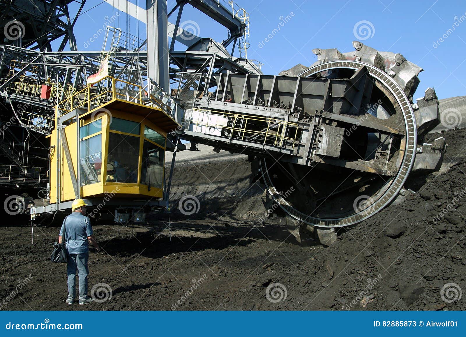 Open- cast mining editorial stock photo. Image of natur - 82885873