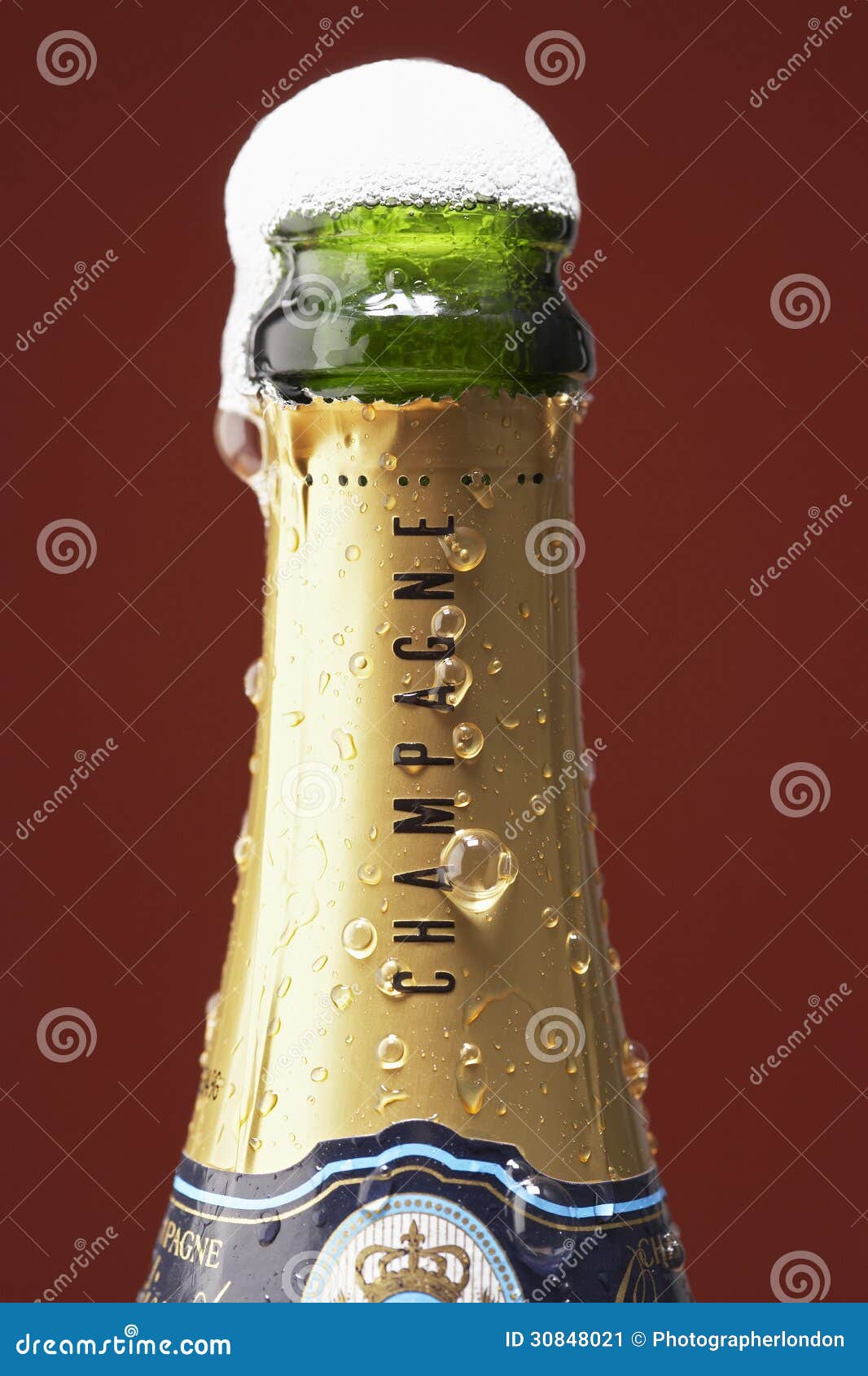 Soda Bottle Overflowing