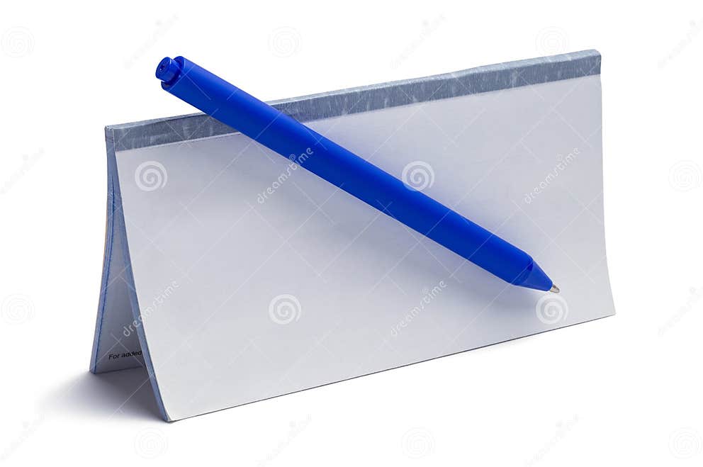 Open Checkbook and Pen stock photo. Image of account - 204410098