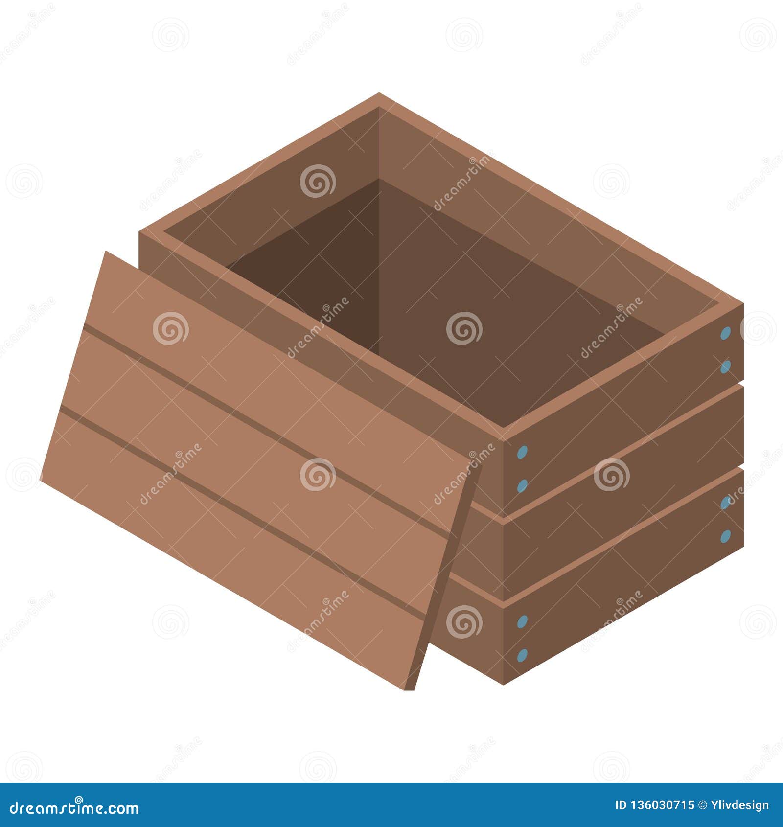 Open Chest Icon, Isometric Style Stock Vector - Illustration of logo ...