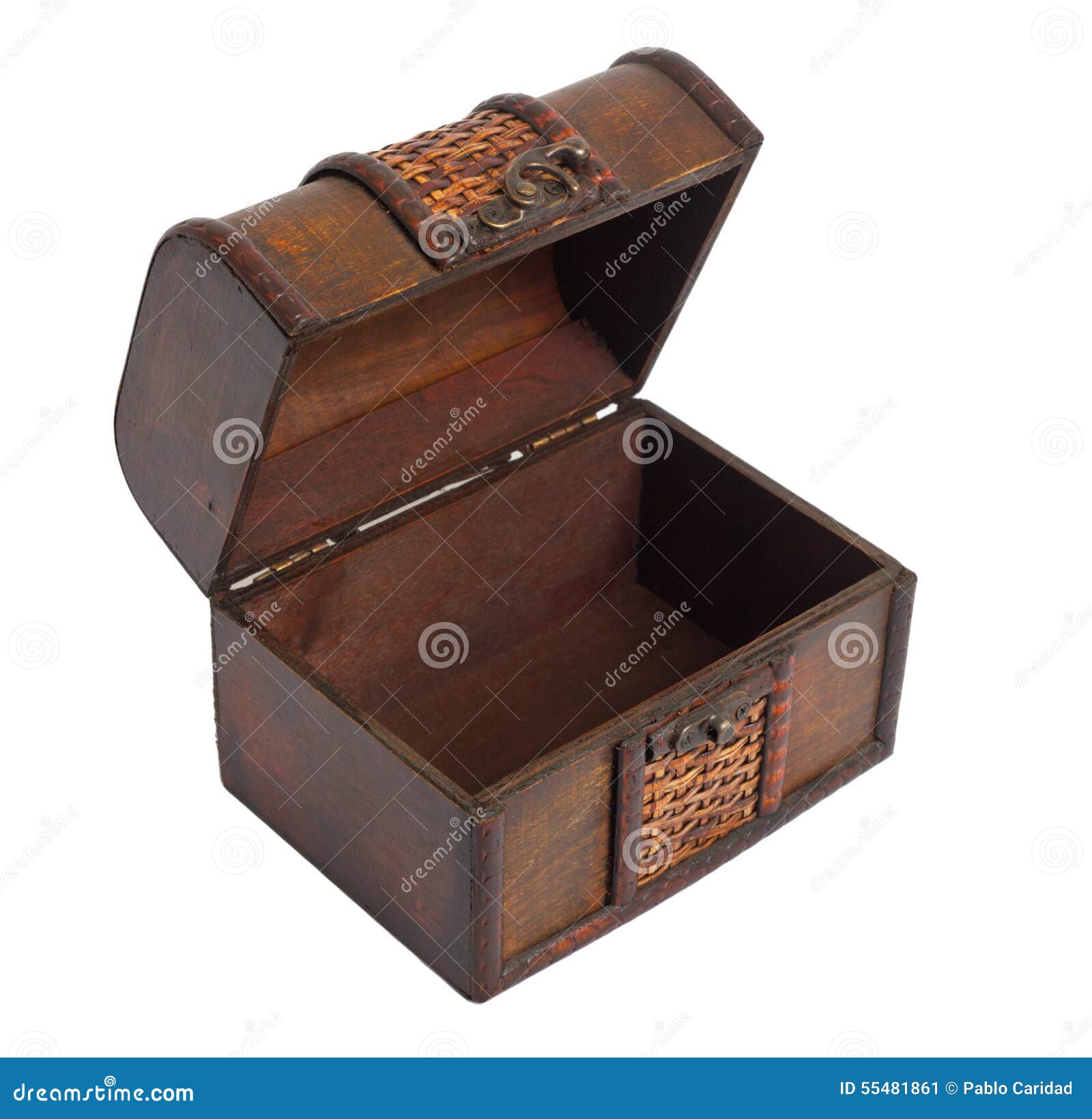 Open chest isolated. stock image. Image of case, hollow - 55481861