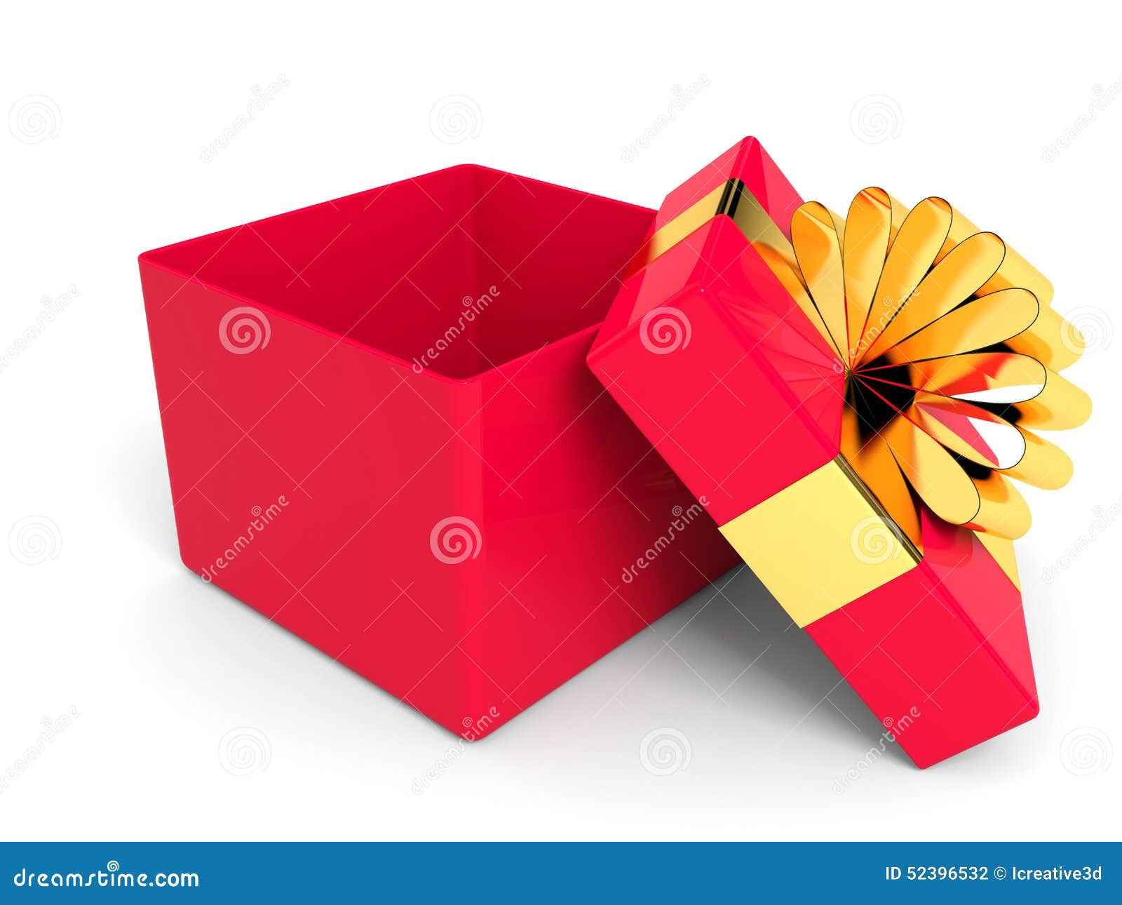 Open Christmas Presents Gift Boxes Tied With Velvet Ribbons And Pape ...