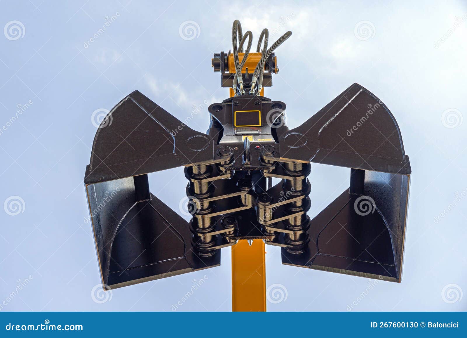 Open Clamshell Grapple stock photo. Image of shell, serbia - 267600130