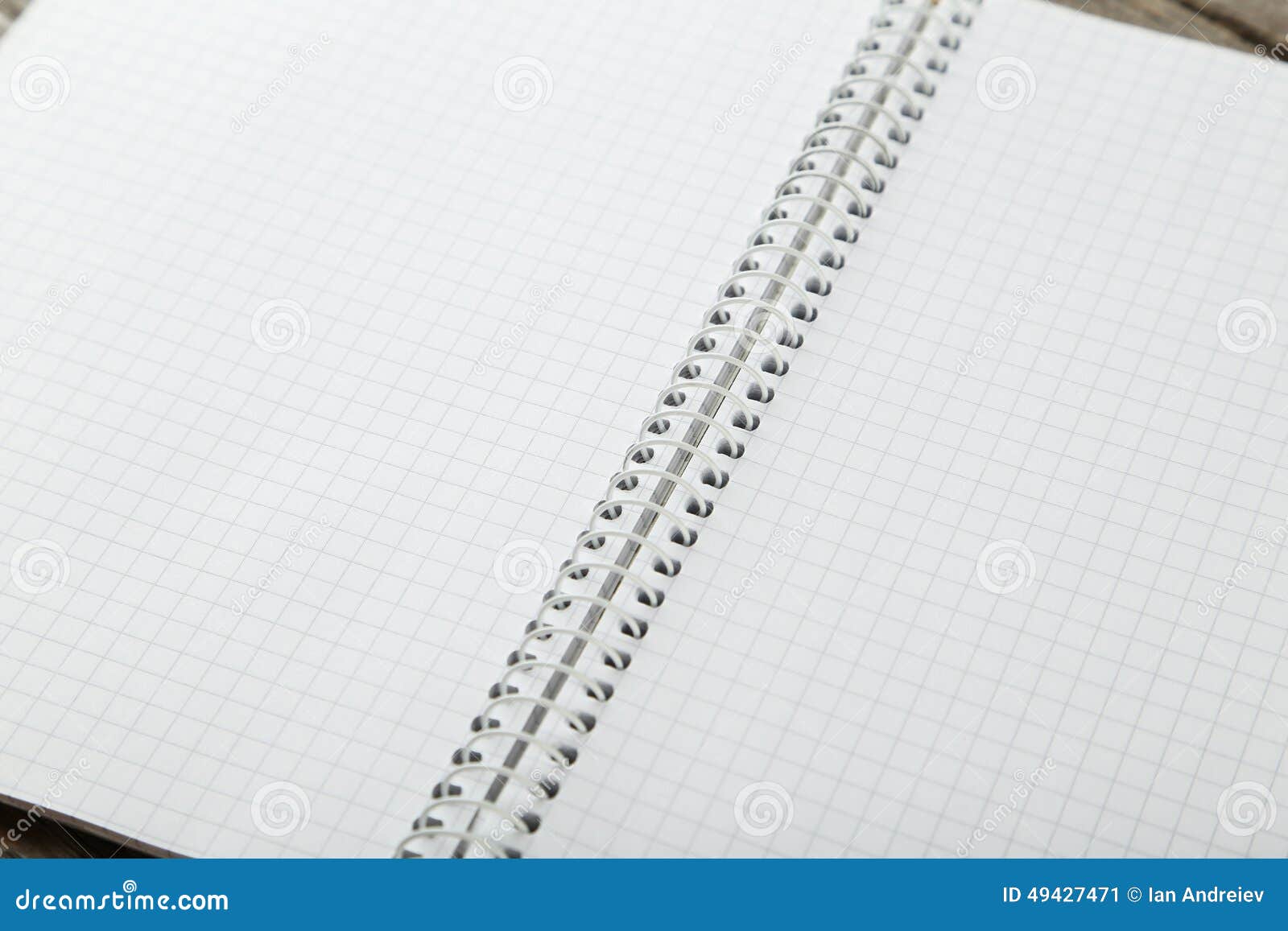 Open Clear Notebook, Close Up Stock Image - Image of background ...