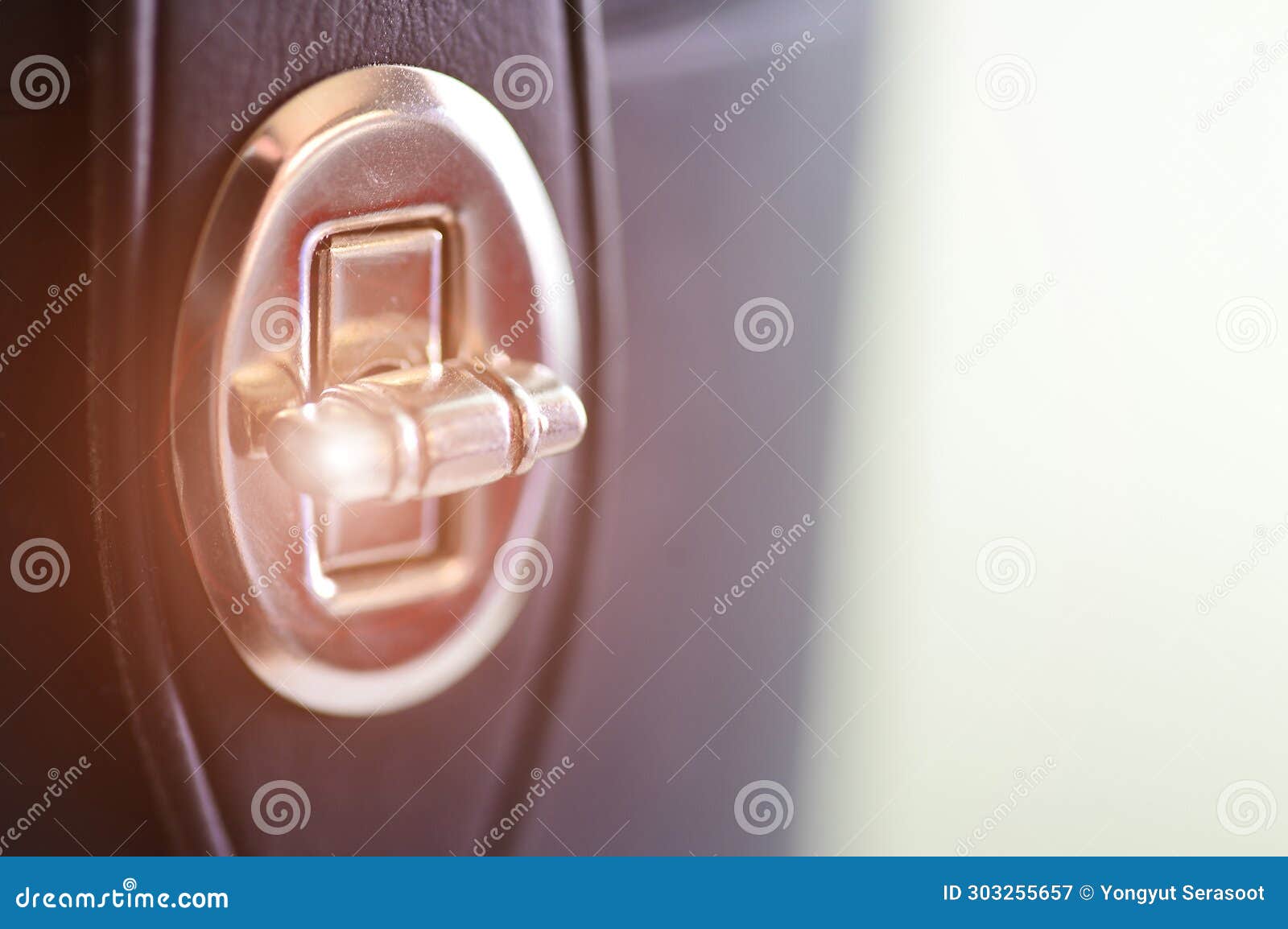 Equipment for Opening and Closing Door Lock Stock Image - Image of stop ...