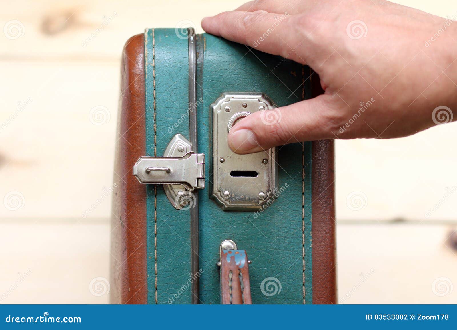 Open or close suitcase stock photo. Image of check, equipment - 83533002