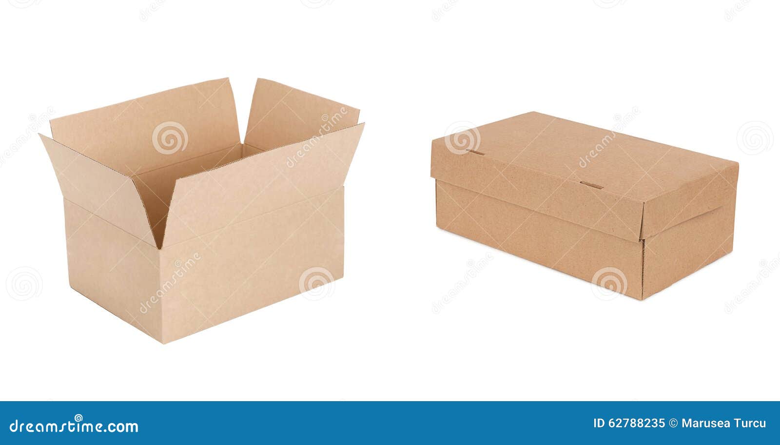 Open and closed boxes stock image. Image of shipping - 62788235