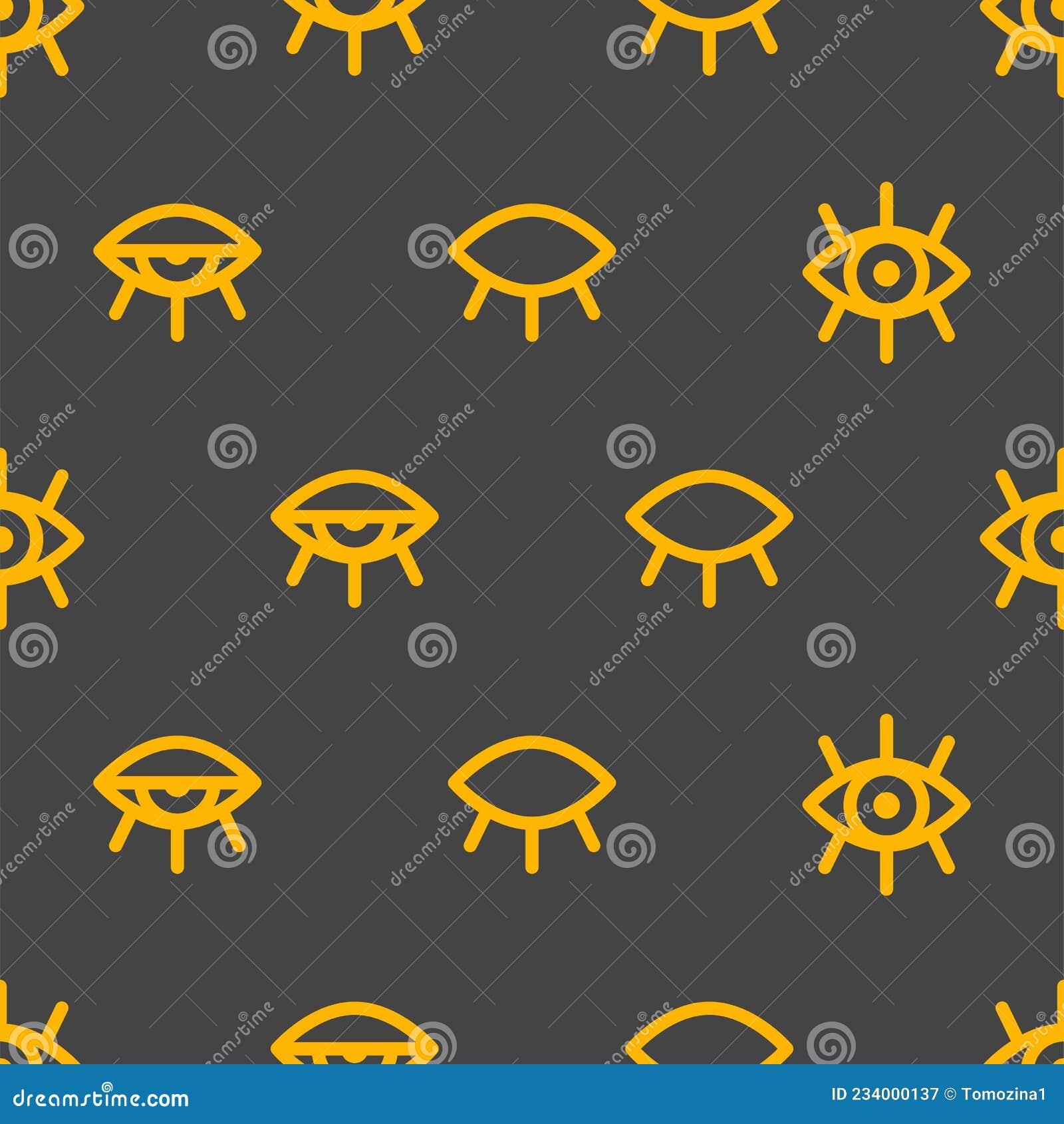 Open and closed eyes stock vector. Illustration of insight - 234000137