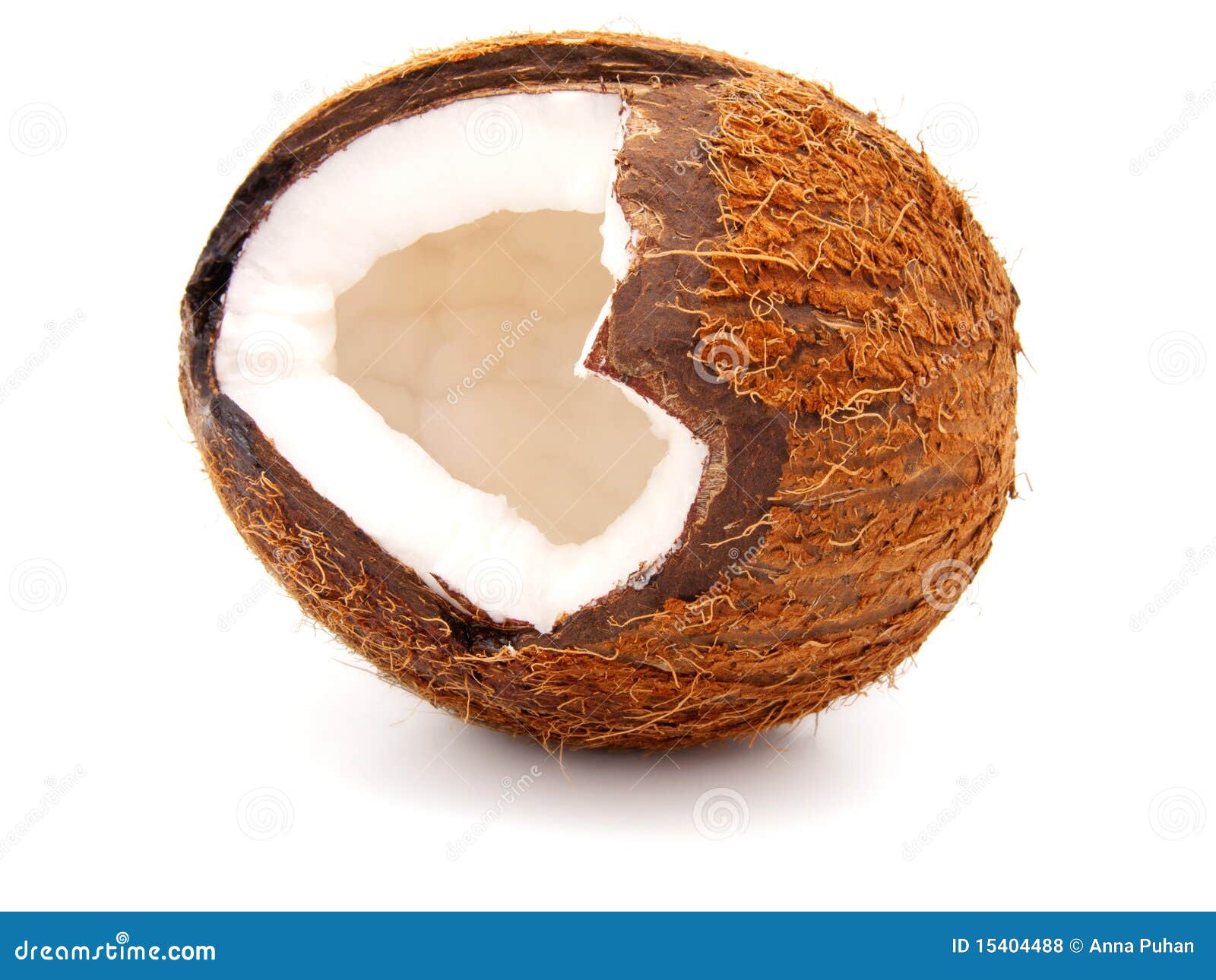 Open coconut stock photo. Image of tropical, dietary - 15404488