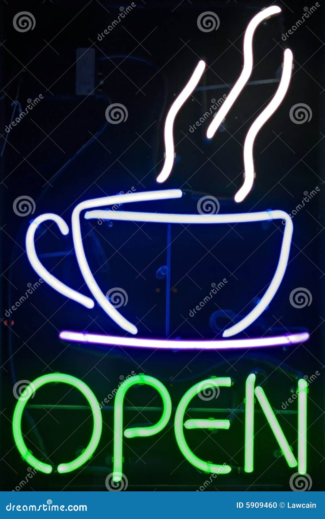 Open Coffee Sign stock photo. Image of advertisement, java - 5909460