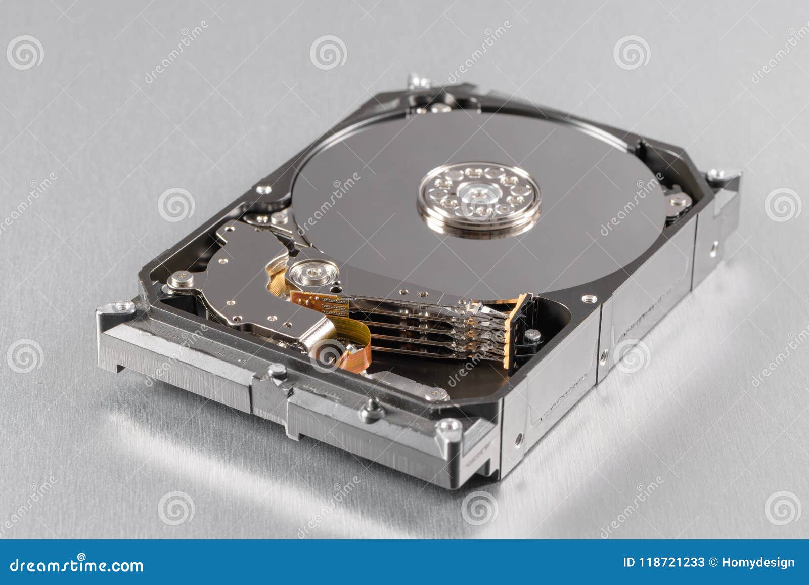 Computer hard disk drive stock image. Image of system - 118721233