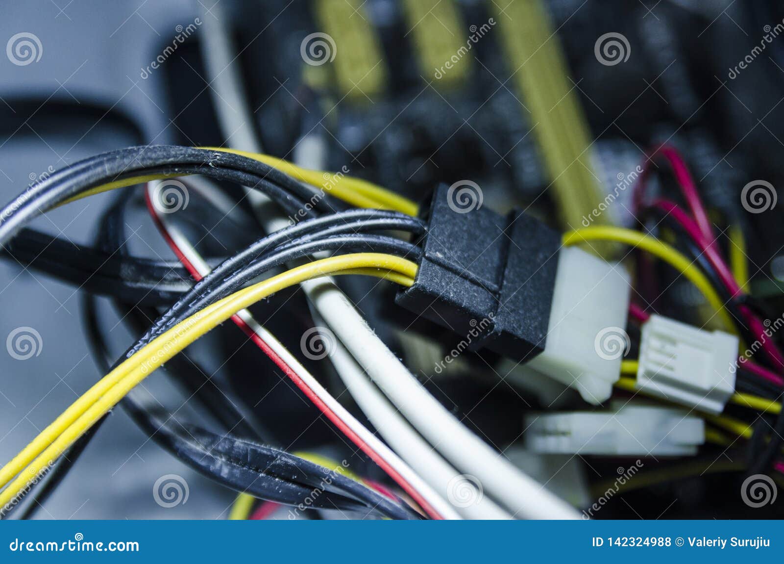 Open Computer Power Supply Unit with Dust Stock Photo - Image of ...