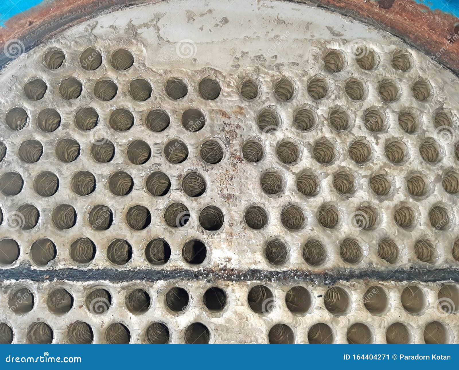 Scale on Heat Exchange Condenser Stock Image - Image of clay, corrosion ...