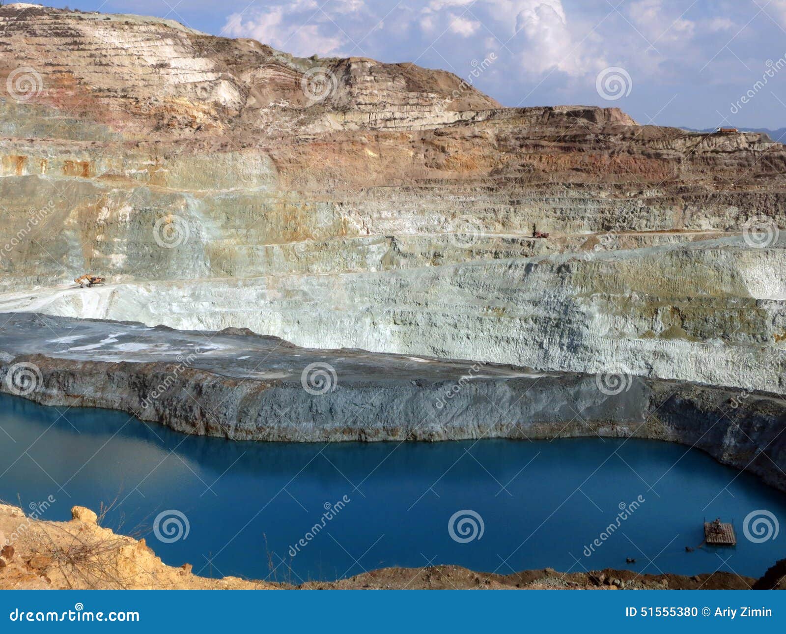 Open copper mine stock photo. Image of open, copper, deposits - 51555380