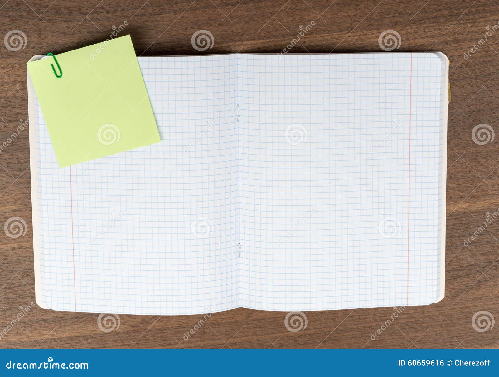 Open copybook on table stock photo. Image of table, leaf - 60659616