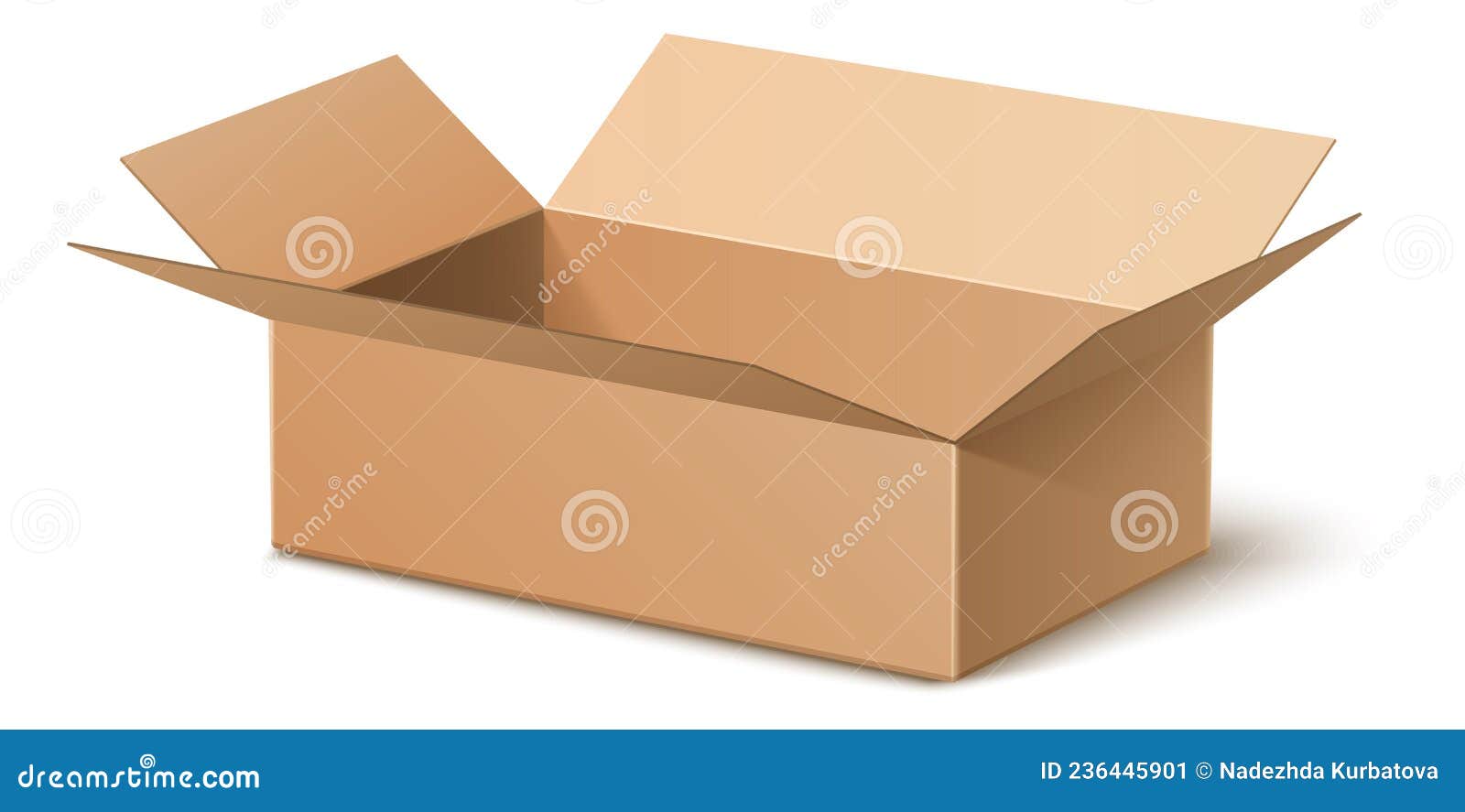 Open Corrugated Box Stock Image | CartoonDealer.com #17636095