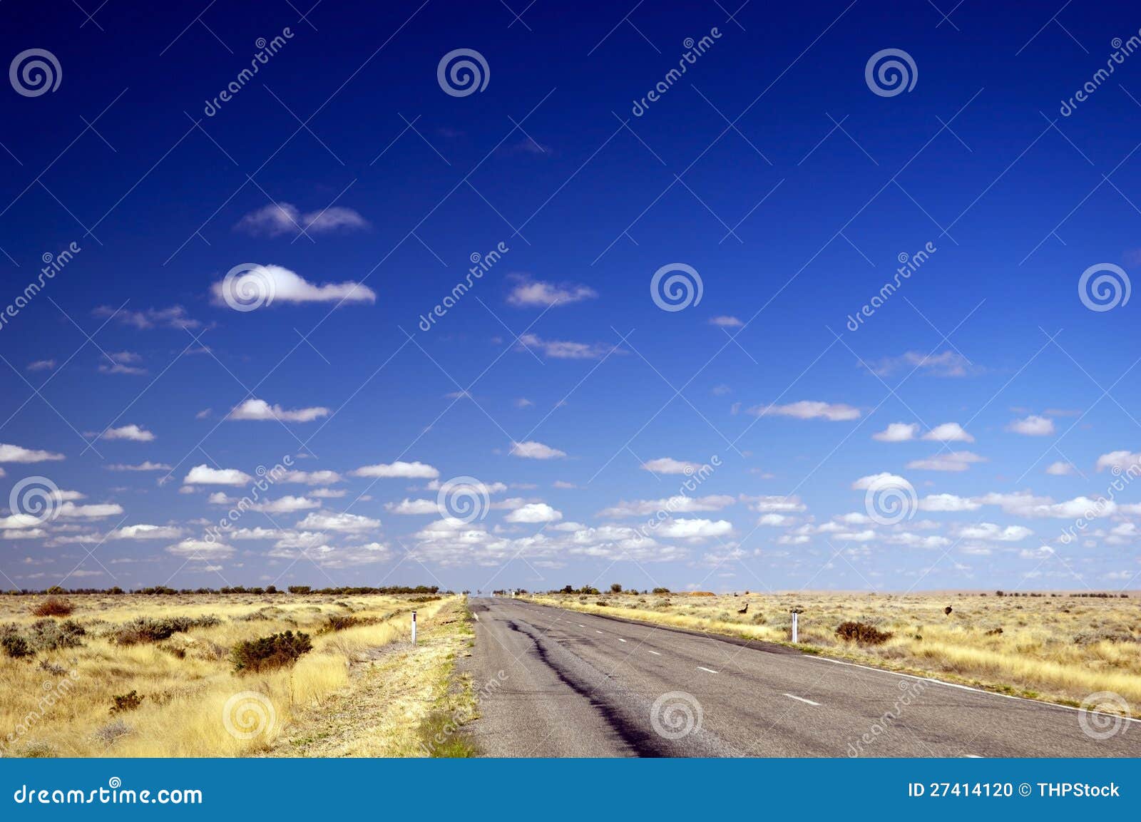 Open Country Road stock photo. Image of forward, horizon - 27414120