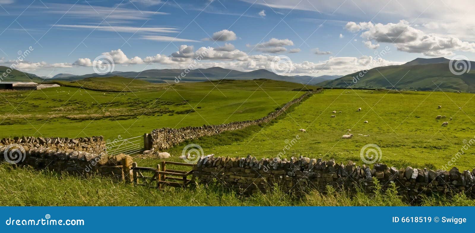 Open countryside stock image. Image of clouds, landscape - 6618519