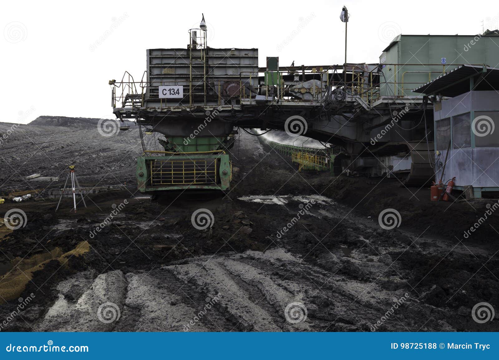 OPEN - CUT MINING stock photo. Image of poland, mines - 98725188