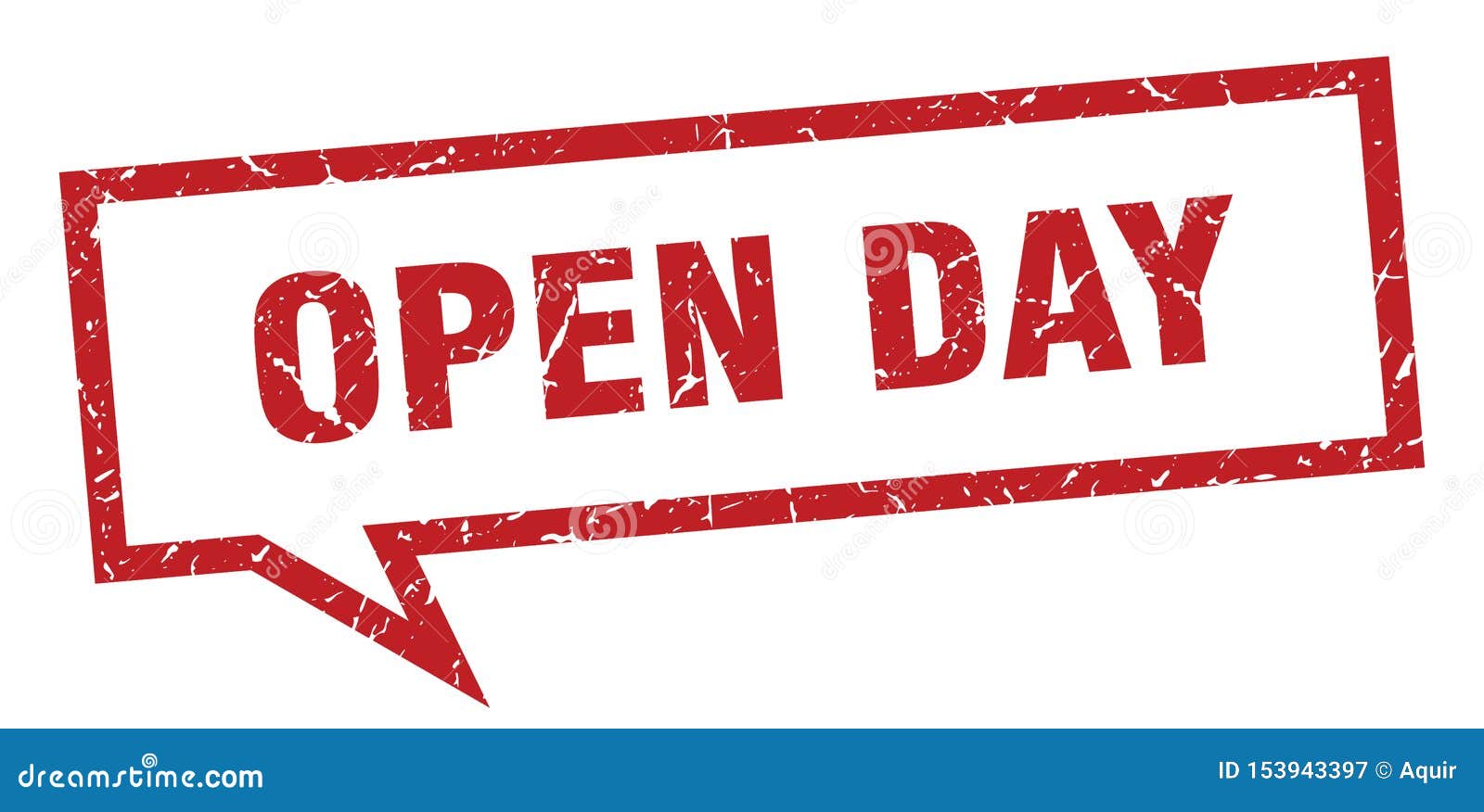 Open day speech bubble. stock vector. Illustration of speech - 153943397