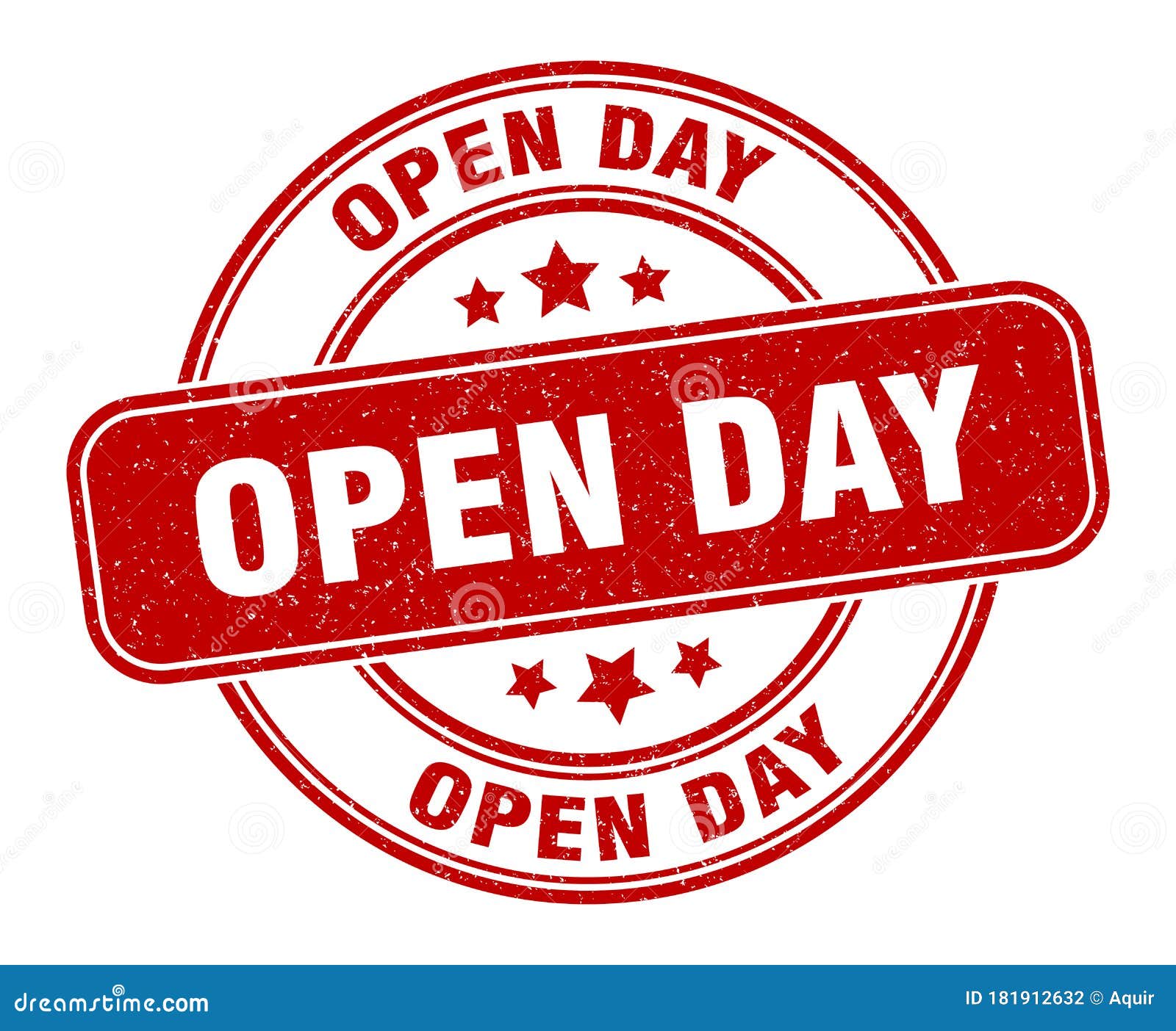 Open Day Stamp. Open Day Round Grunge Sign Stock Vector - Illustration ...