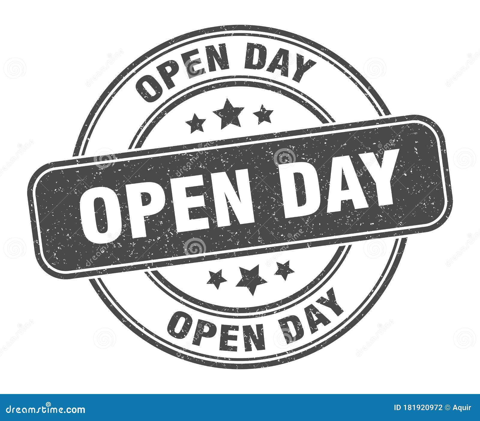 Open Day Stamp. Open Day Round Grunge Sign Stock Vector - Illustration ...