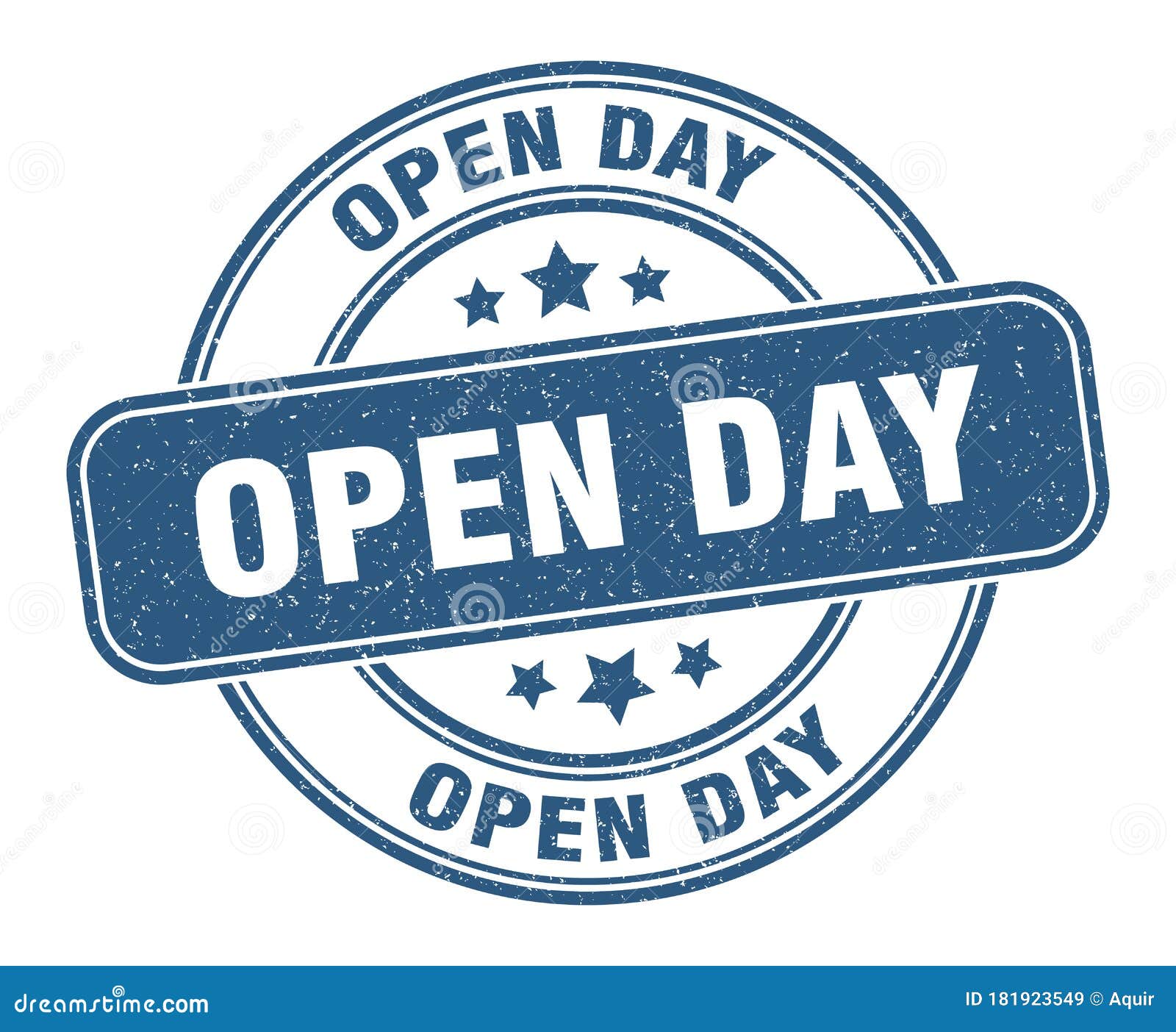 Open Day Stamp. Open Day Round Grunge Sign Stock Vector - Illustration ...