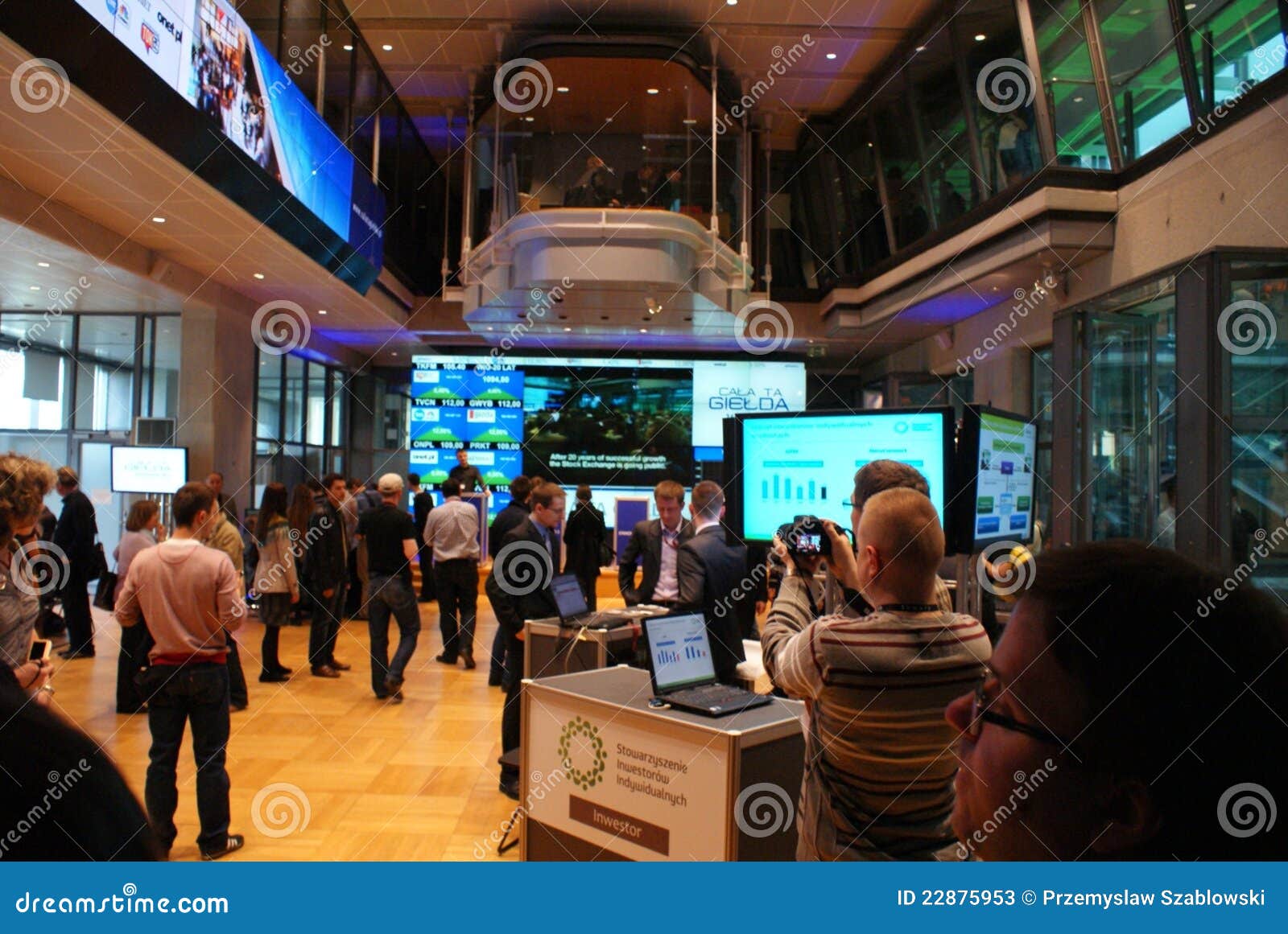 Open Day on the Warsaw Stock Exchange Editorial Stock Photo - Image of ...