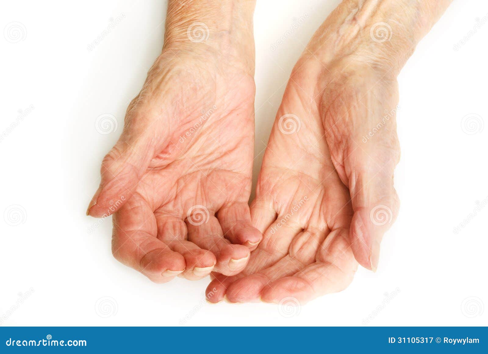 Open De Handen Van De Oude Dame Stock Afbeelding - Image of geduldig ...