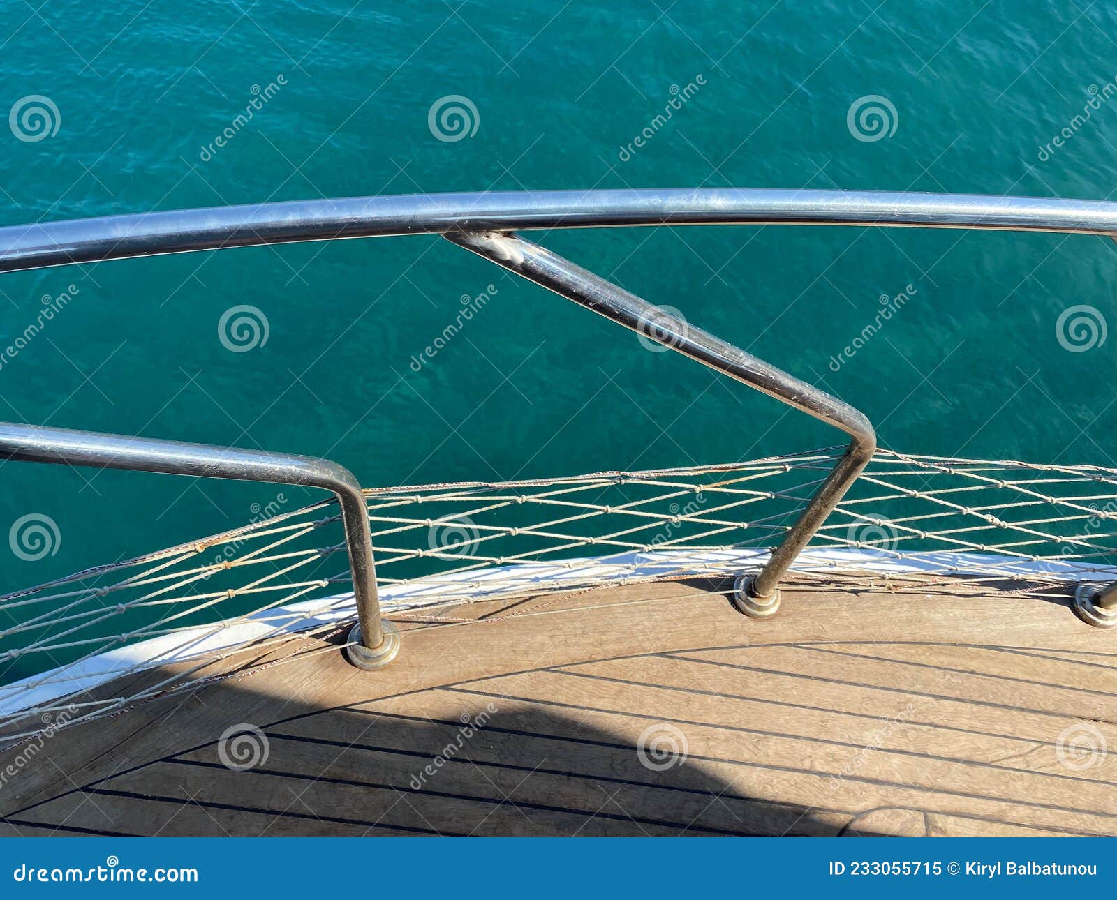 Open Deck on Cruise Ship at the Caribbean Sea Stock Image - Image of ...