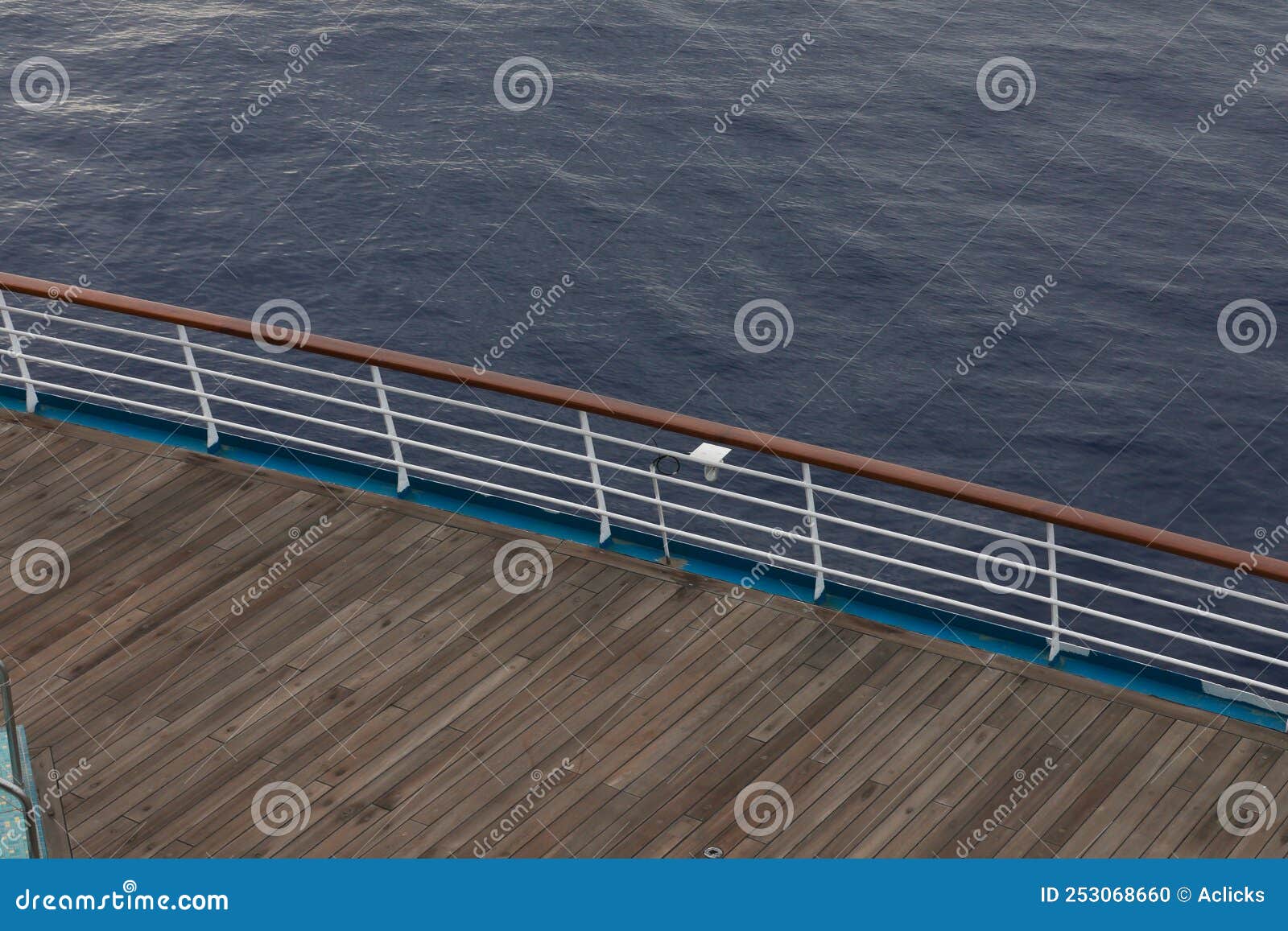 Open Deck on Cruise Ship, Sea View Stock Photo - Image of calm, boat ...