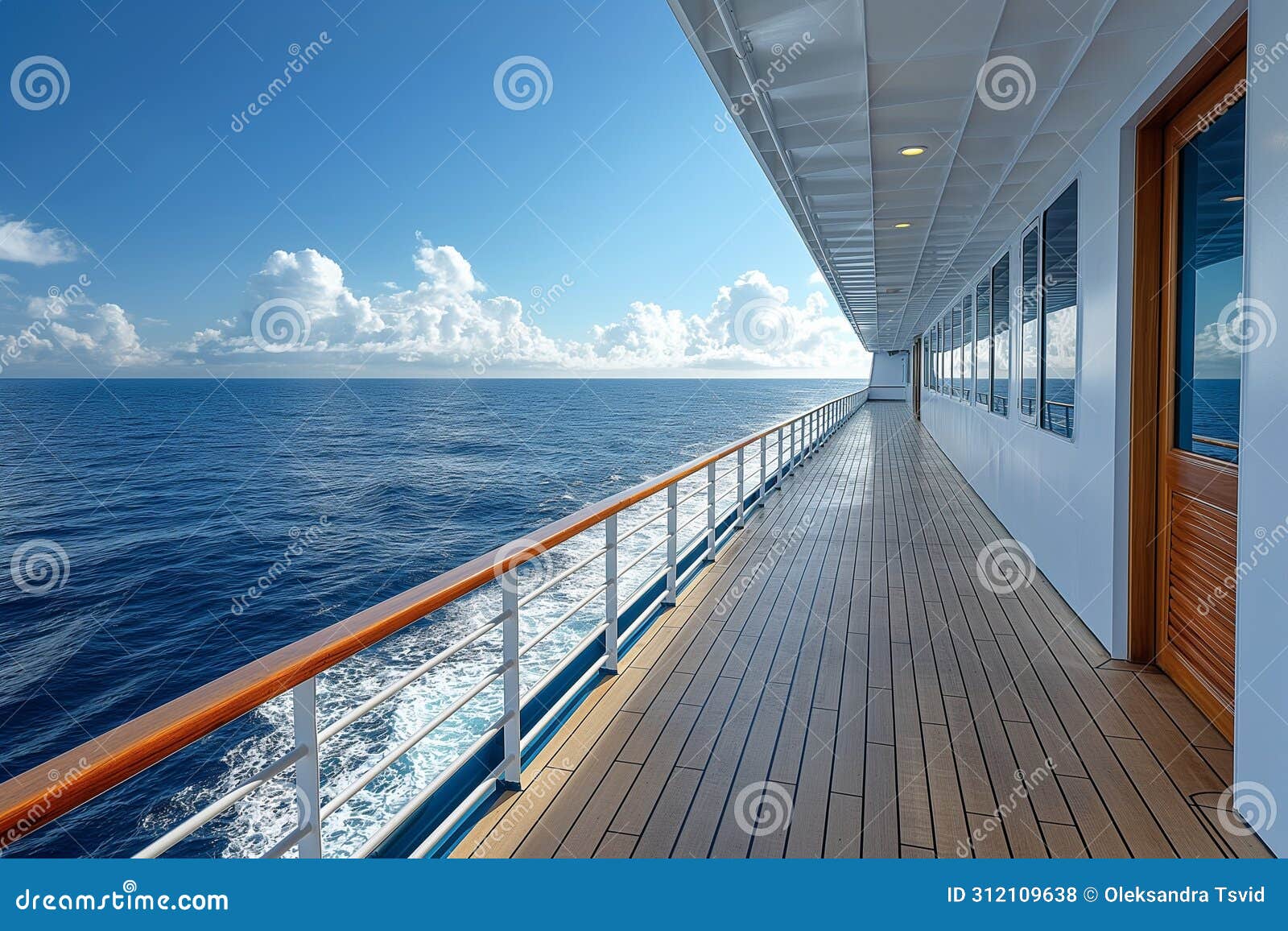 Open Deck of a Luxury Cruise Ship Stock Photo - Image of deck, romantic ...