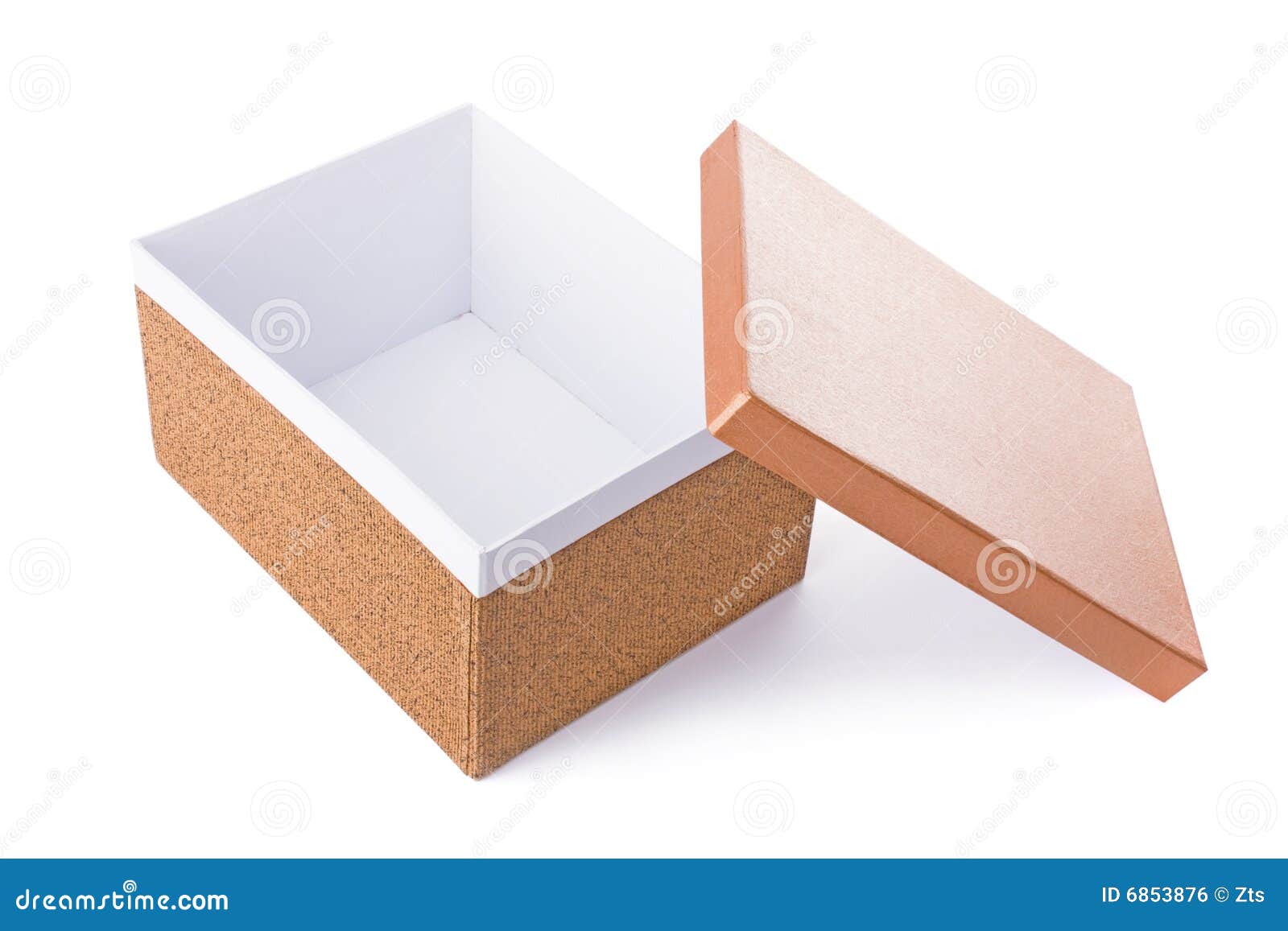 Open decorative box stock photo. Image of cardboard, packaging - 6853876