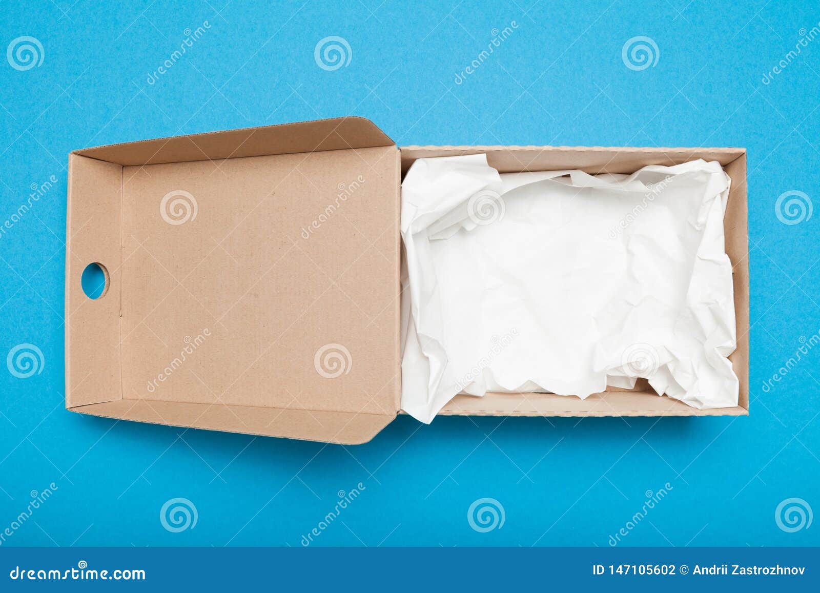 Open Delivery Box, Arboreal Cargo Stock Photo - Image of package ...