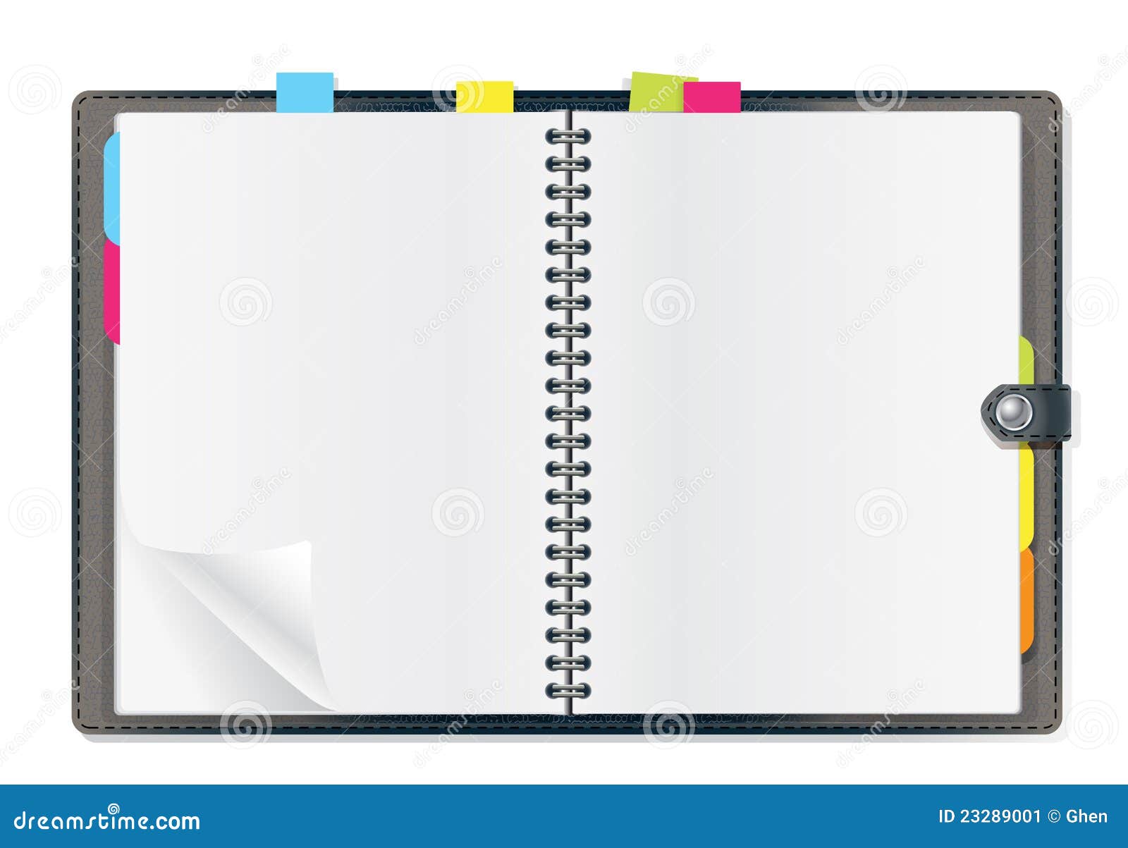 Open Diary Cartoon Vector | CartoonDealer.com #23289001