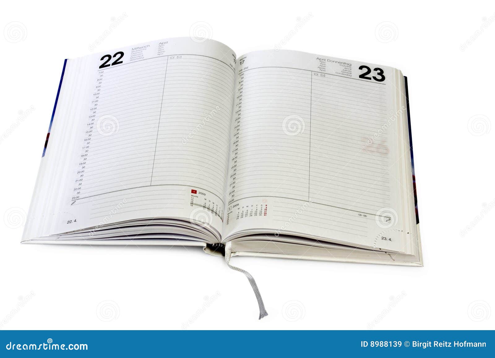 Open Diary Royalty Free Stock Images - Image: 8988139