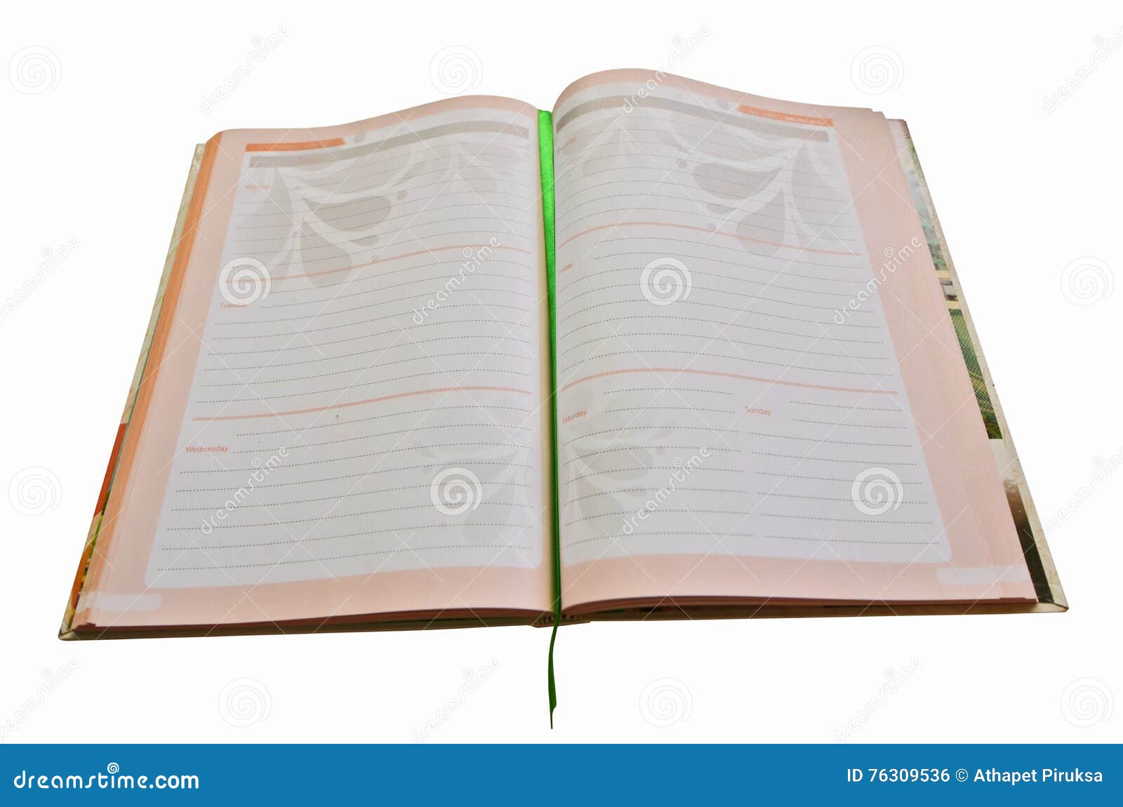 Open daily Diary for daily Note Stock Photo - Image of agenda, write ...