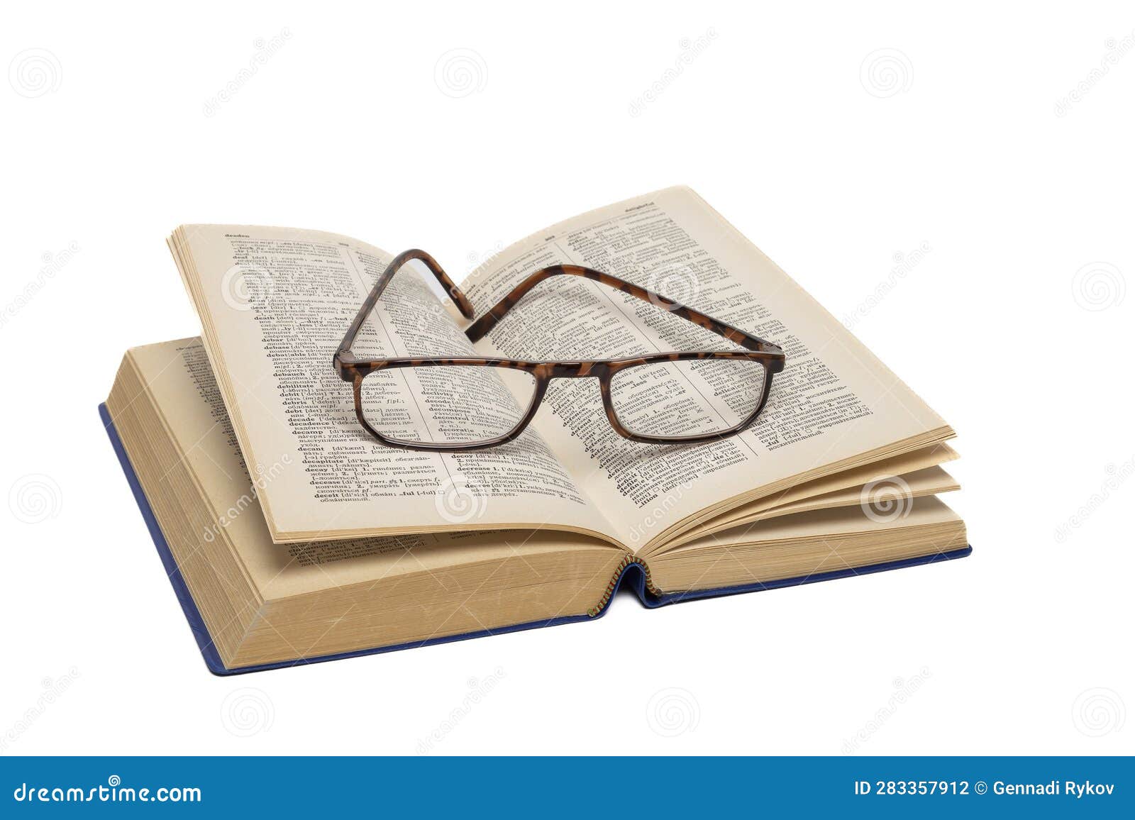 Open Dictionary And Fountain Pen Royalty-Free Stock Photo ...