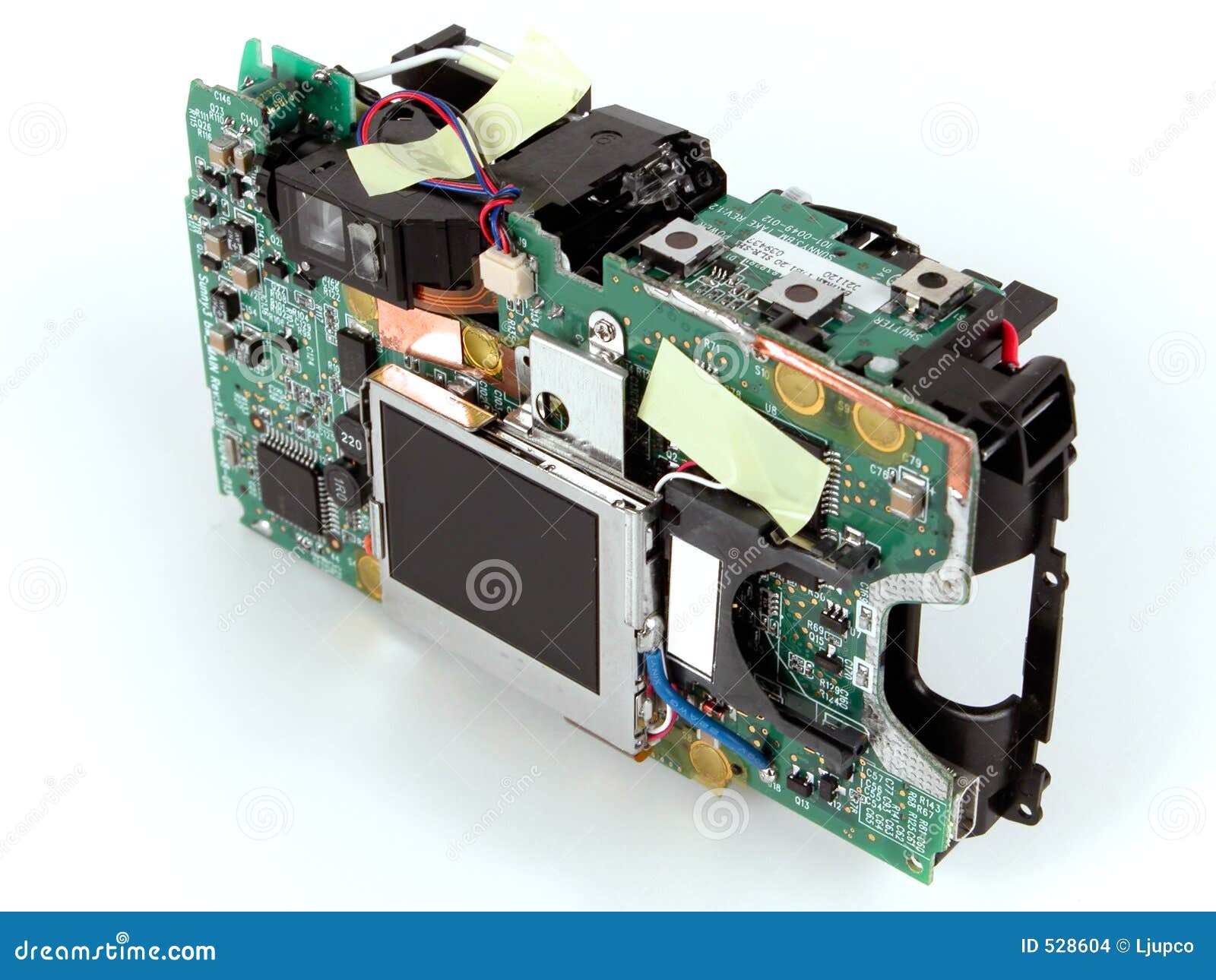 Open digital camera stock photo. Image of black, exposure - 528604