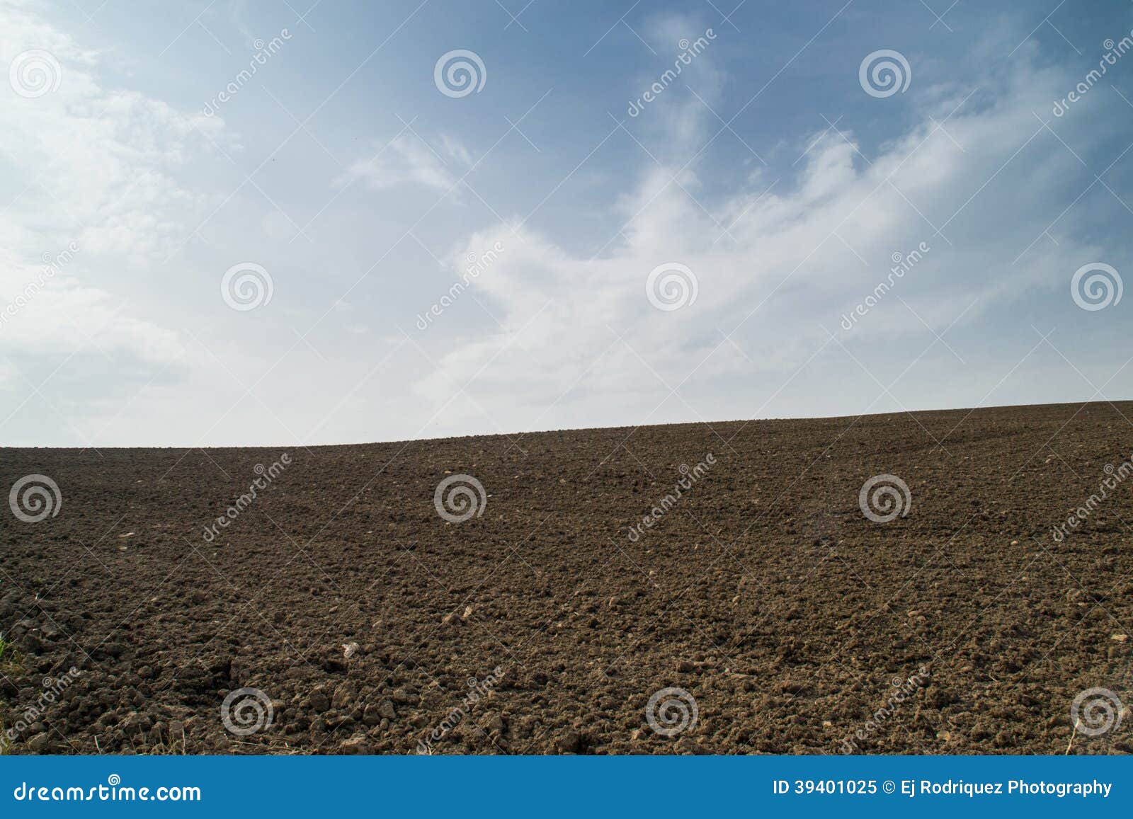 Open dirt farmland. stock image. Image of field, plain - 39401025