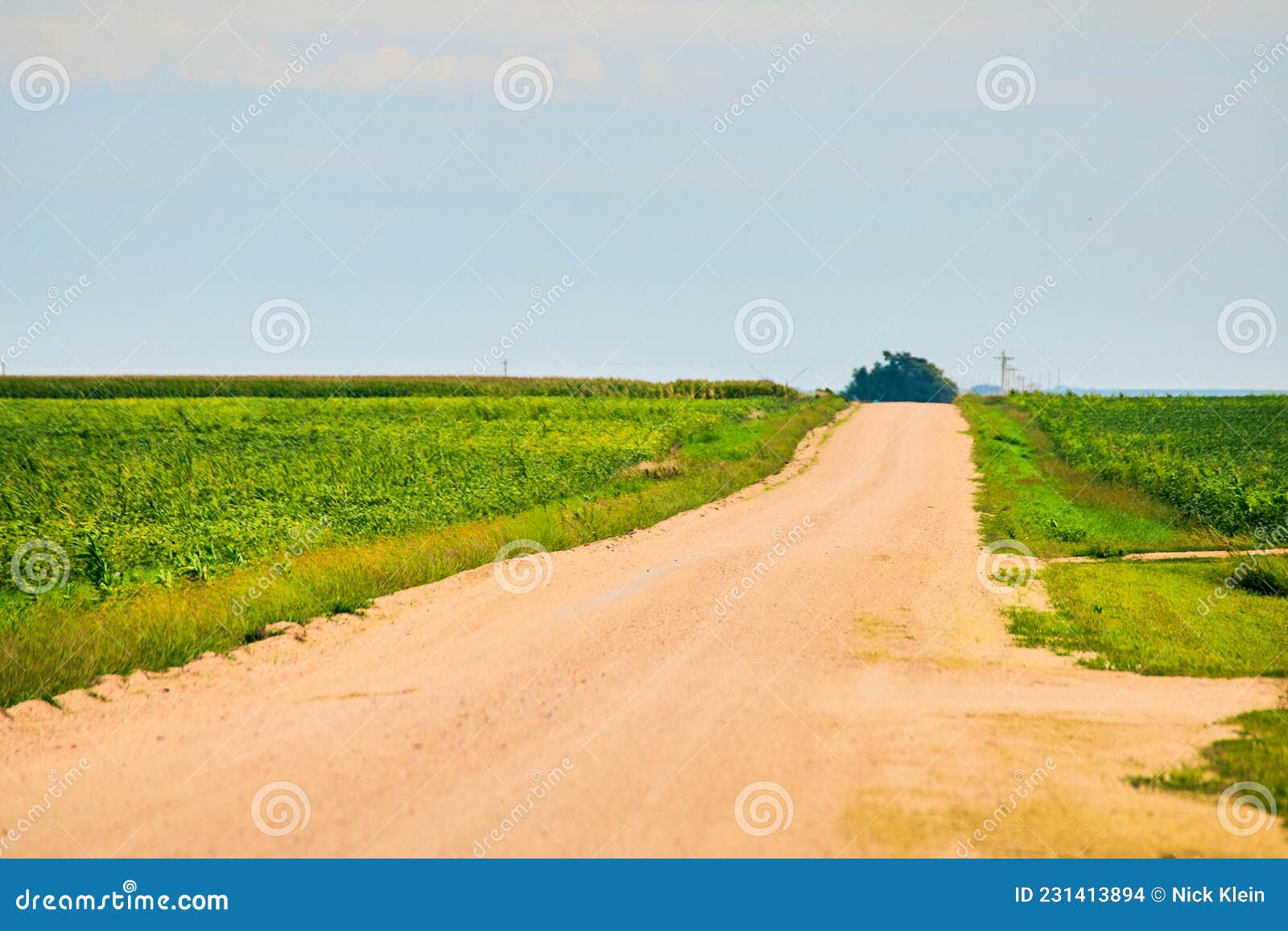 Open Dirt Gravel Road Royalty-Free Stock Photography | CartoonDealer ...
