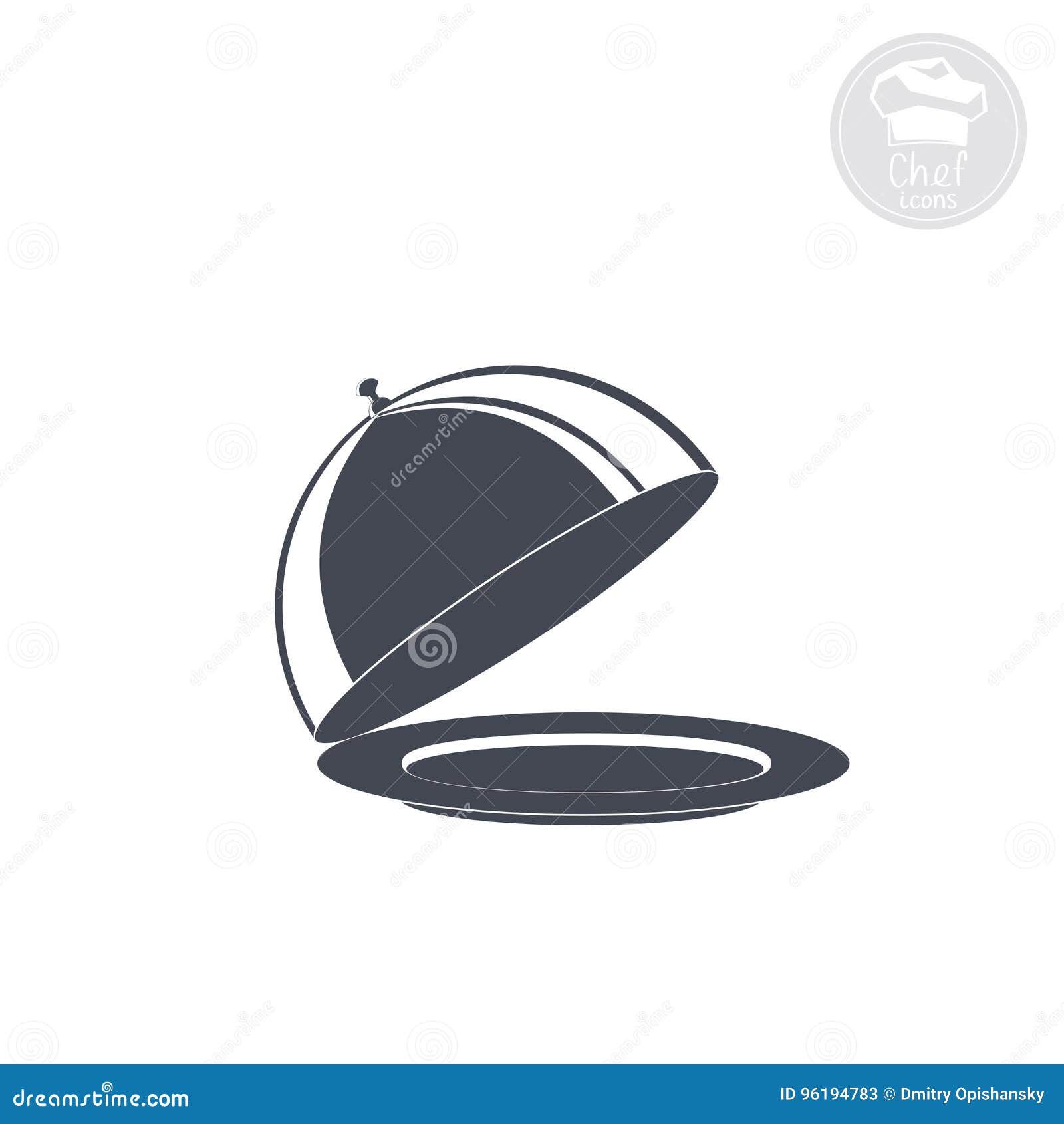 Open dish stock vector. Illustration of isolated, restaurant - 96194783