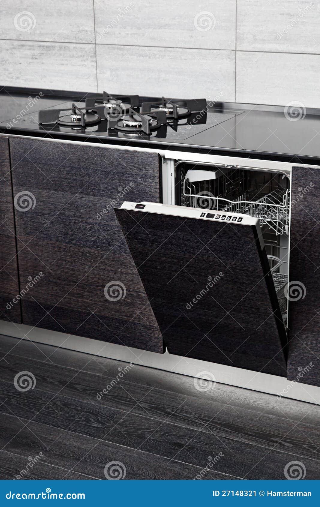 Open dish washer machine stock image. Image of design - 27148321