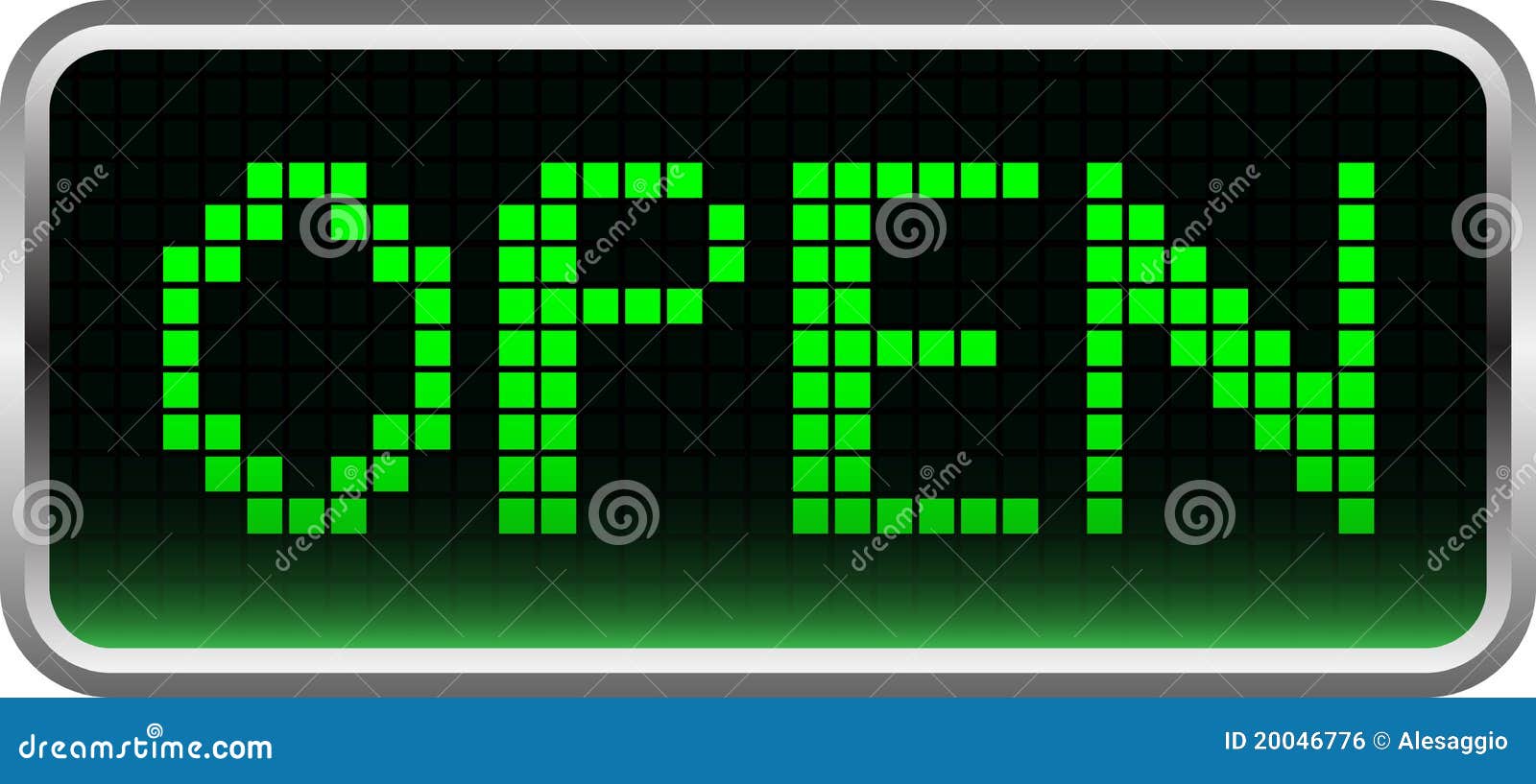 Open display stock vector. Illustration of bright, safety - 20046776