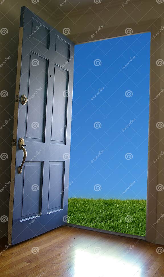 Open door stock image. Image of opendoor, daydream, house - 1791067