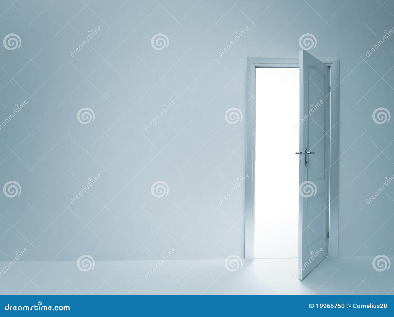 Open door stock illustration. Illustration of open, light - 19966750