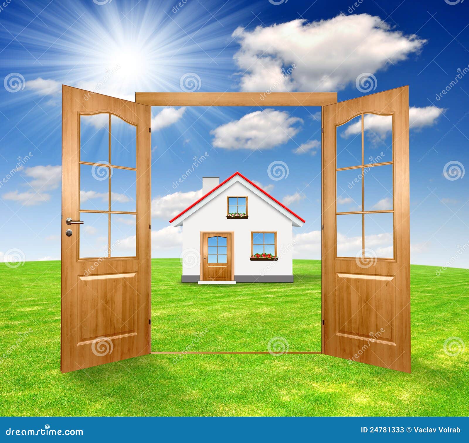 Open the door stock image. Image of door, scene, environment - 24781333