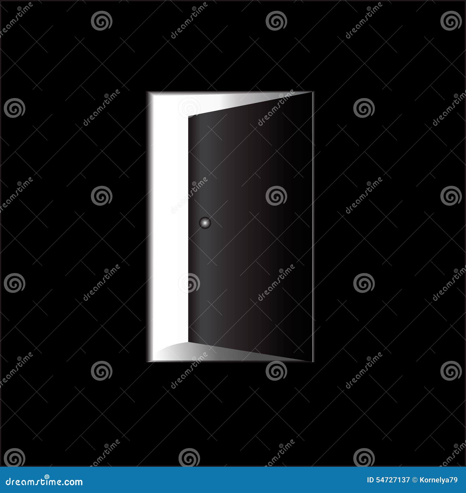 Open door - Illustration stock vector. Illustration of shiny - 54727137 Open door - Illustration stock vector. Illustration of shiny - 54727137